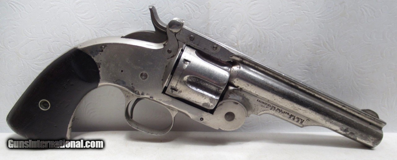 ANTIQUE SMITH & WESSON SCHOFIELD 2ND MODEL “WELLS FARGO” MARKED REVOLVER from COLLECTING TEXAS ...