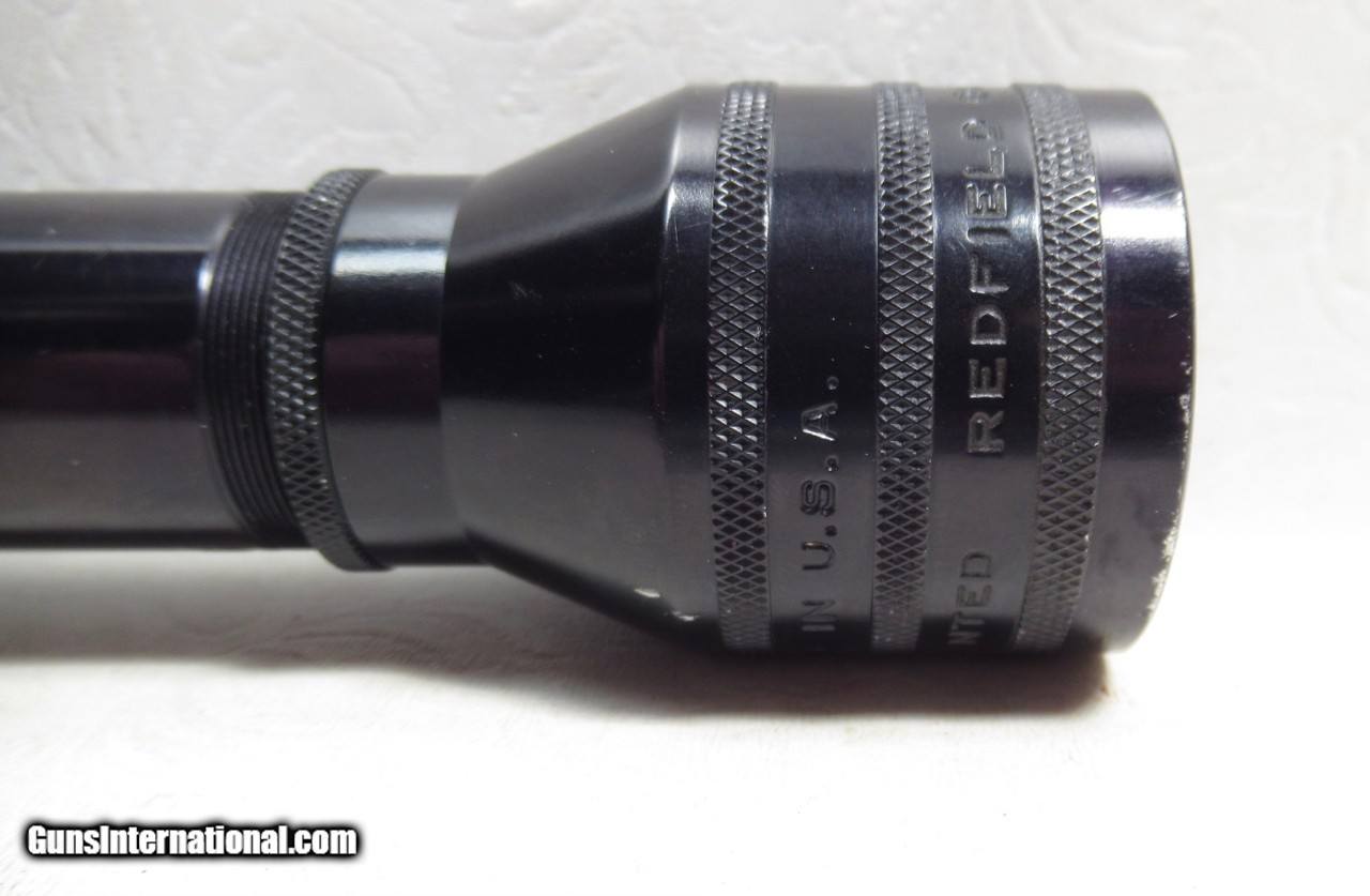 NICE VINTAGE REDFIELD 4X SCOPE from COLLECTING TEXAS - MADE in U.S.A.