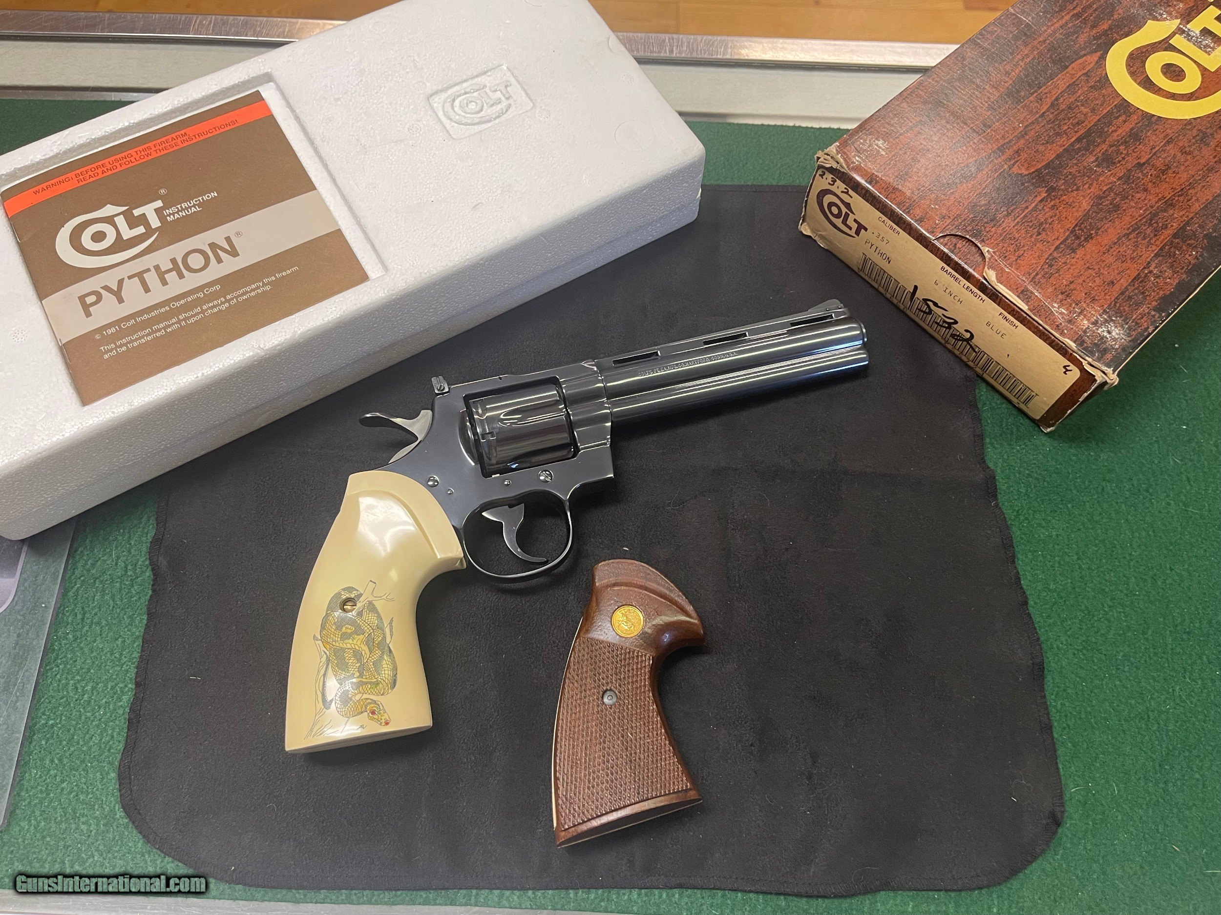 Colt Python .357 Mag 6" with Box - 1981 Excellent