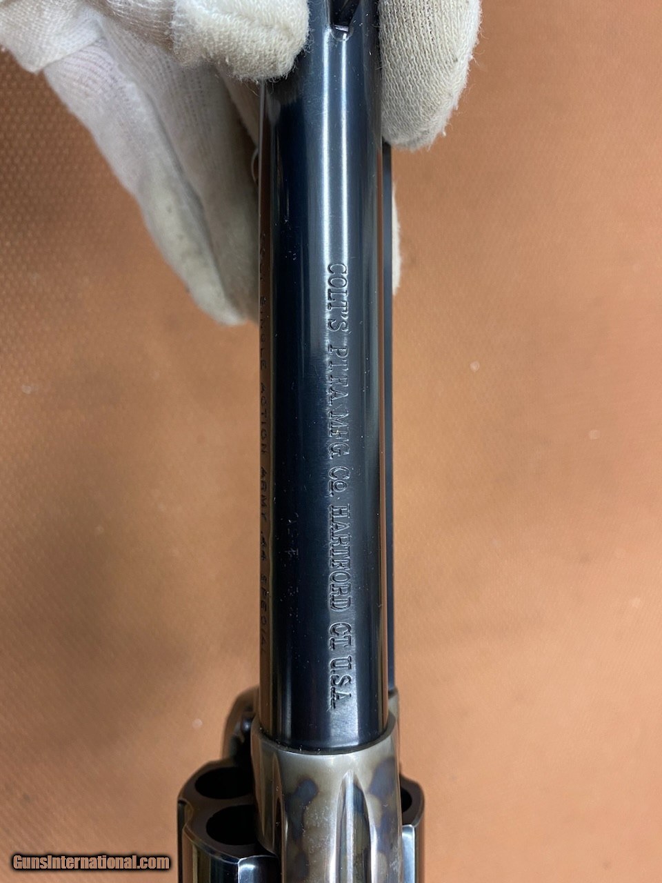 Beautiful Colt SAA Single Action Army 3rd Gen (1979) 44 spl w/ Stag ...