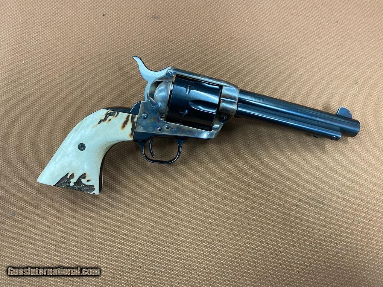 Beautiful Colt SAA Single Action Army 3rd Gen (1979) 44 spl w/ Stag ...