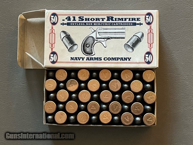 .41 short rimfire Navy Arms 50 per box, three boxes