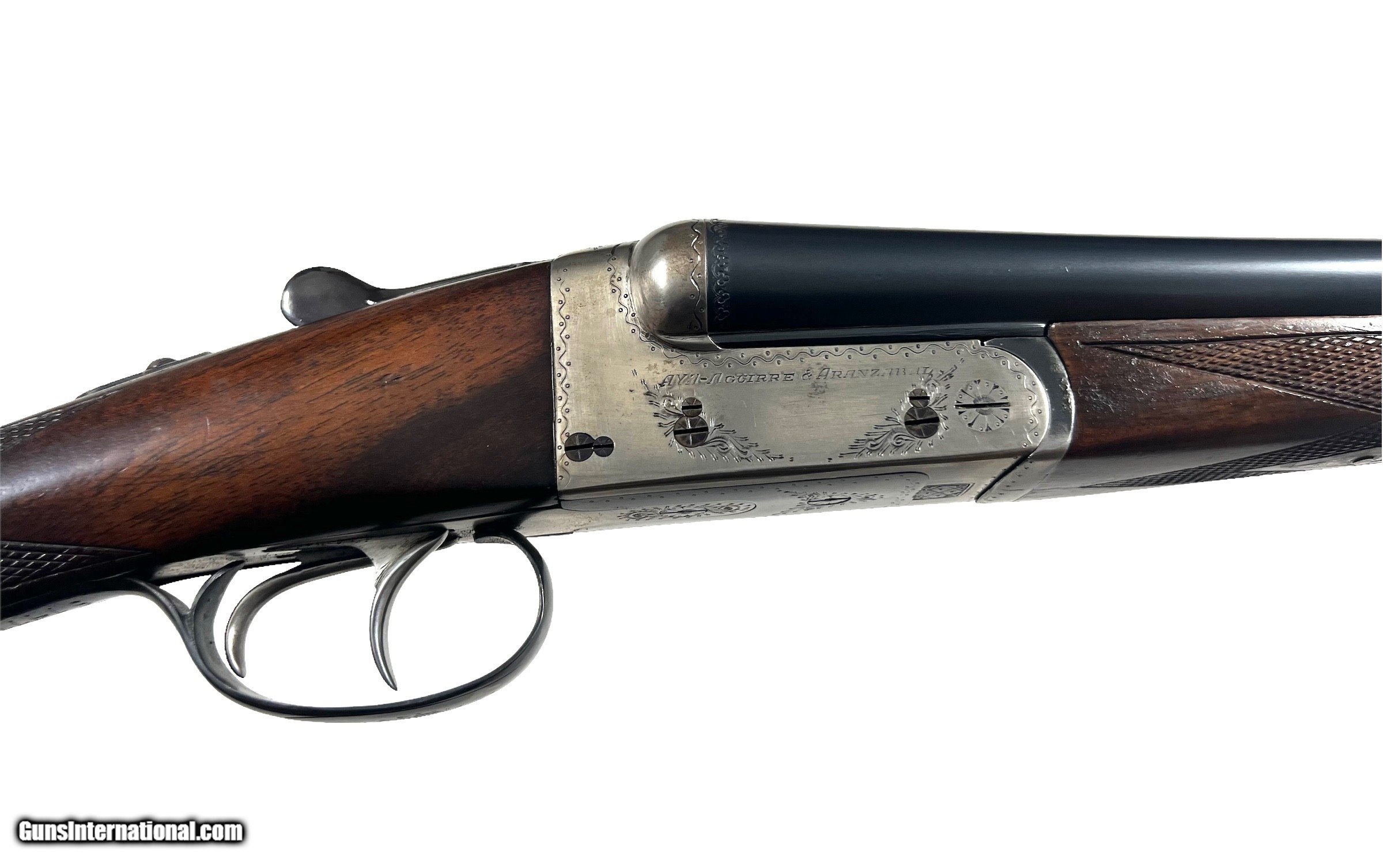 AYA 4/53 BOXLOCK EJECTOR 20GA 2 3/4” CHAMBERS 26 3/4” BARRELS NICE STOCK DIMENSIONS FAST ...