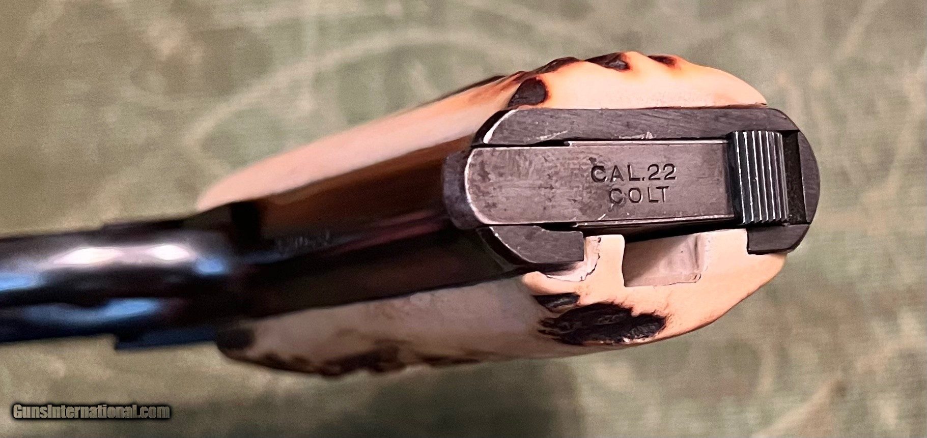 COLT WOODSMAN FIRST SERIES PRE WAR TARGET 6 5/8” BARREL STAG GRIPS TWO ...