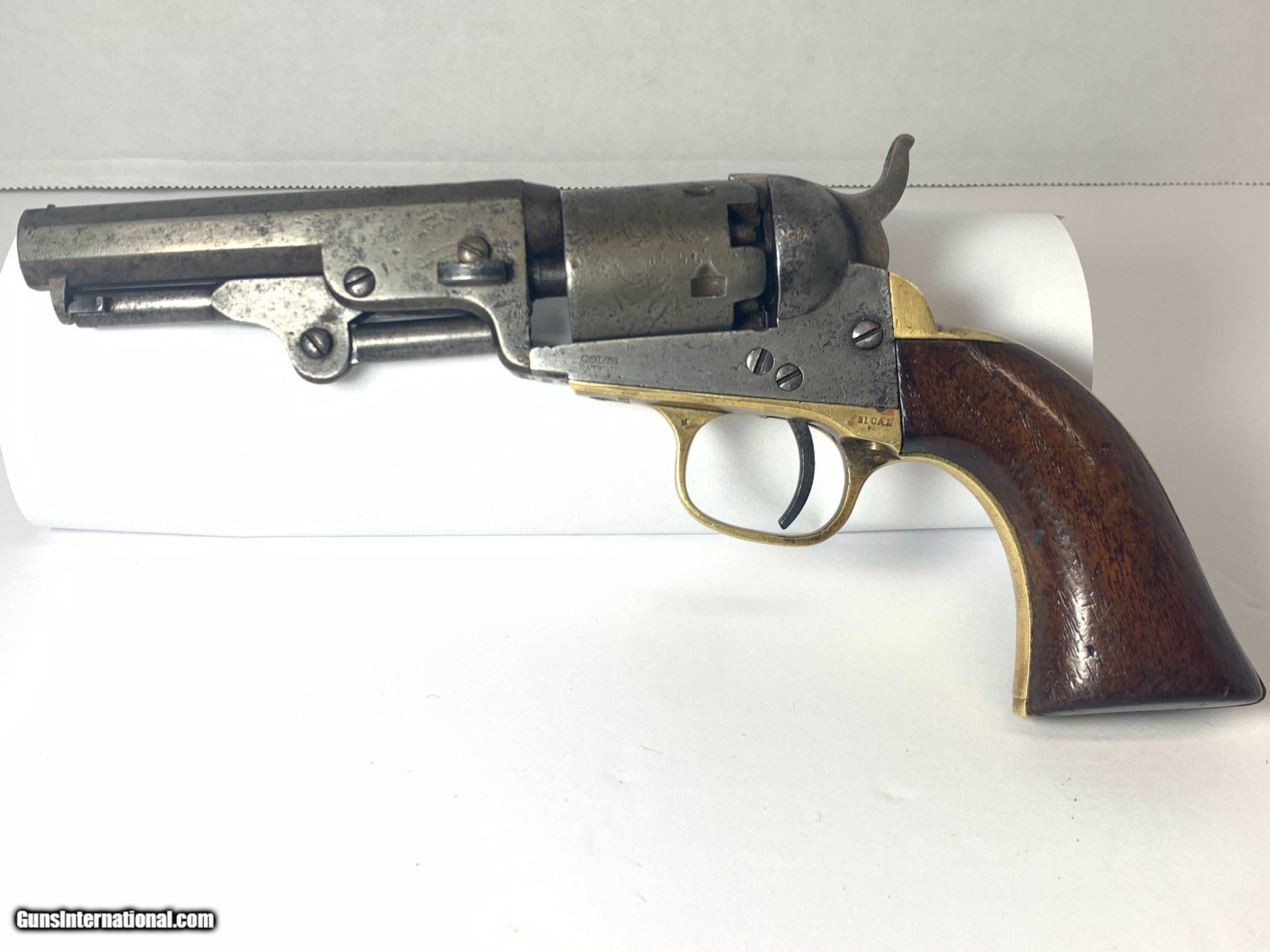 Colt 1849 POCKET (.31 CALIBER WITH STAGECOACH SCENE ON CYLINDER) / Year ...