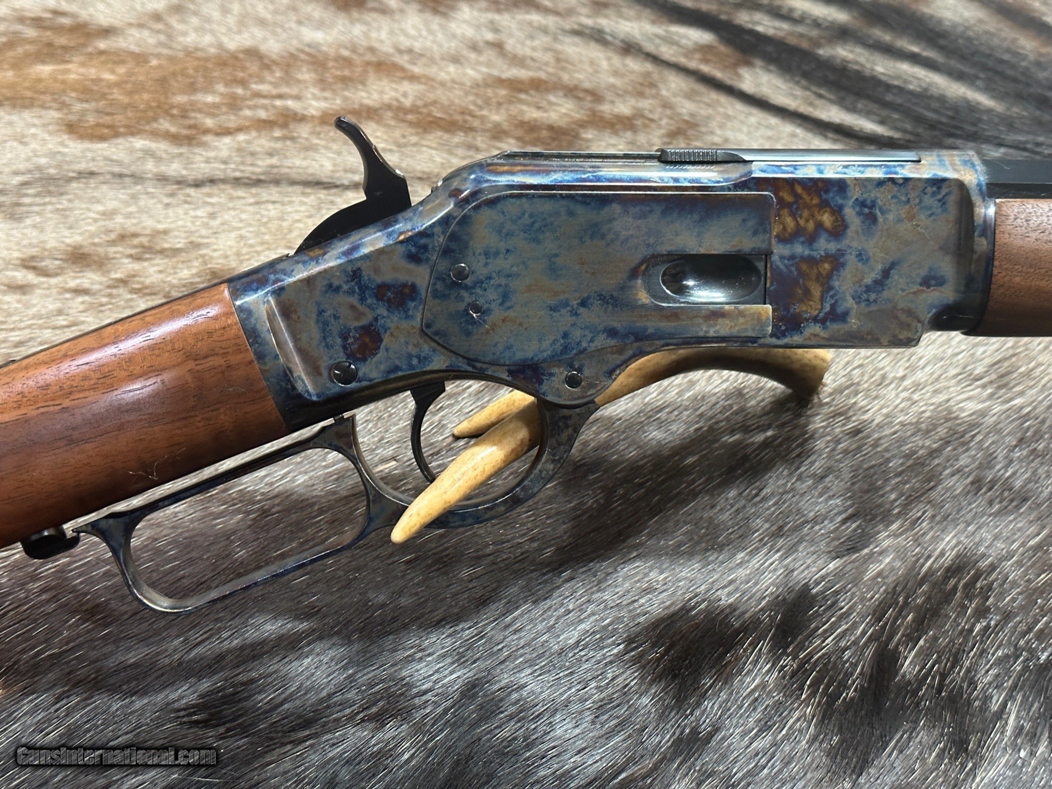 NEW WINCHESTER 1873 SPORTER OCTAGON COLOR CASED 24" STRAIGHT STOCK ...