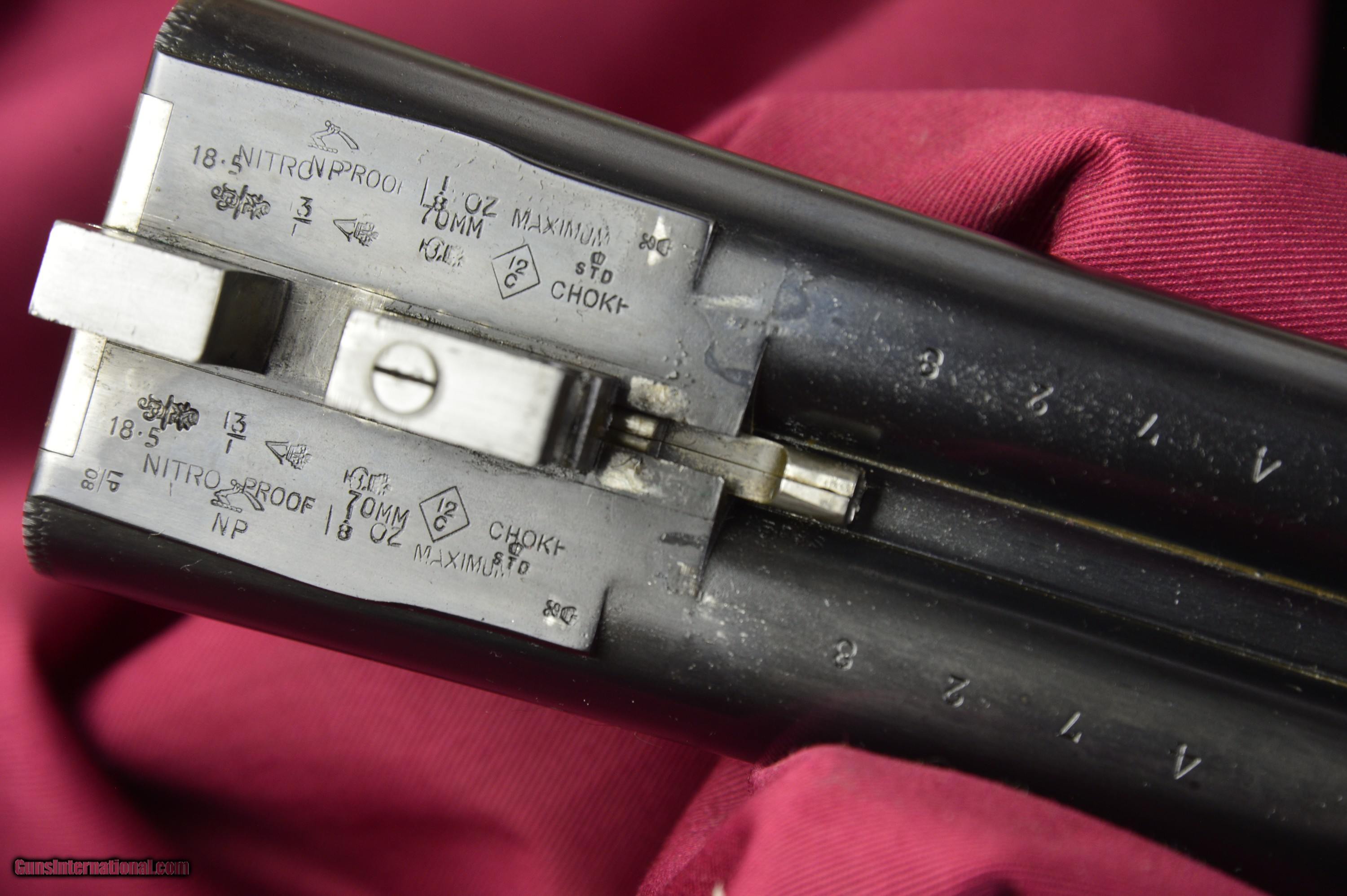 Boss & Co Sidelock Ejector 12 Bore PIGEON Gun – Fabulous Condition ...