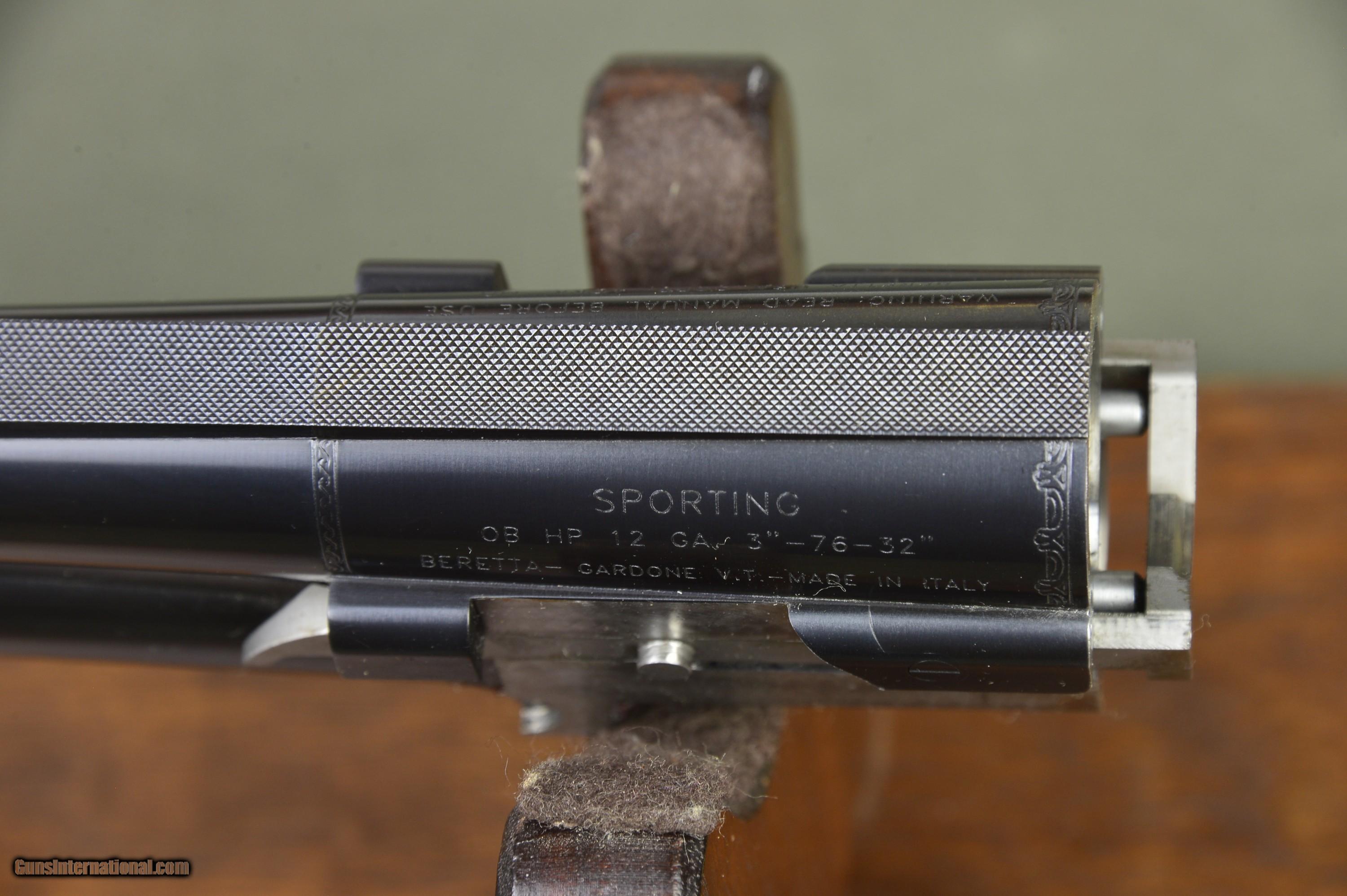Beretta 32” Optima Bore – HP Sporting 12 Gauge BARRELS ONLY for 680 ...