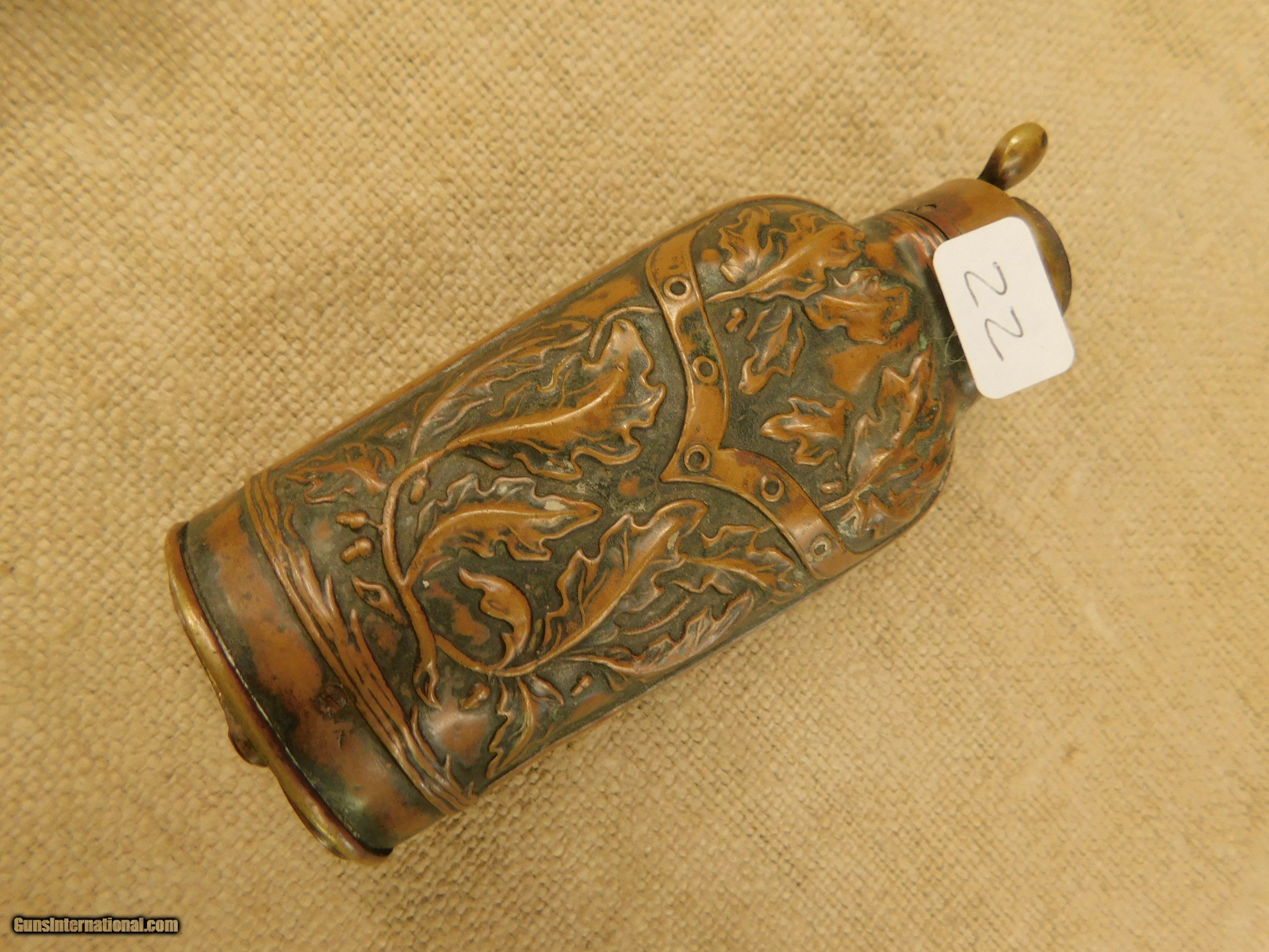 Lot of 8 Powder Flasks