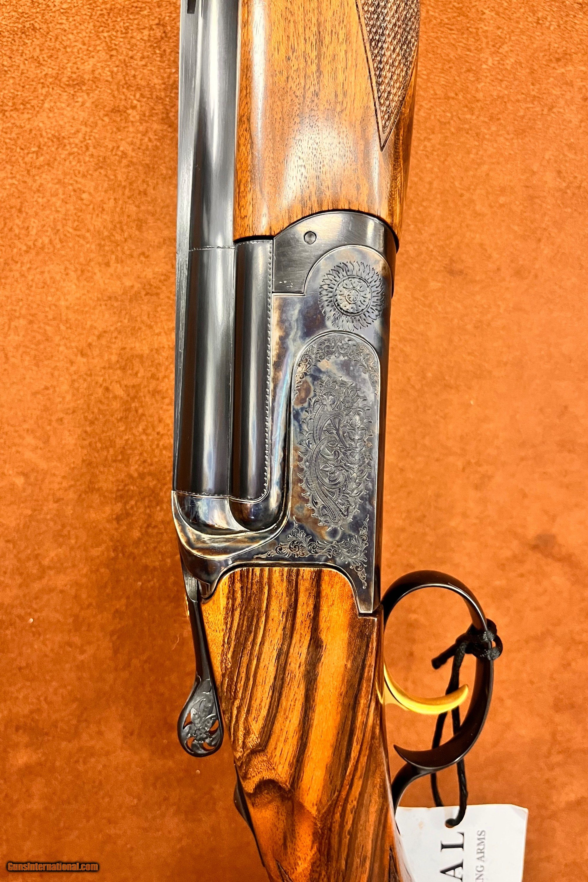 Perazzi MX8 Lusso engraved case Color hardened 32”