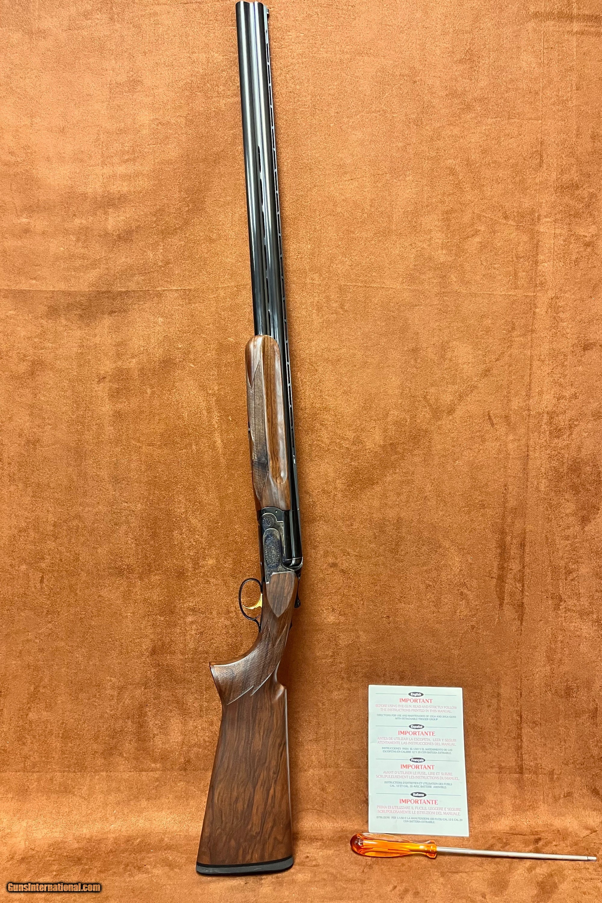 Perazzi MX8 Lusso engraved color case upgrade 32" sporting 12ga