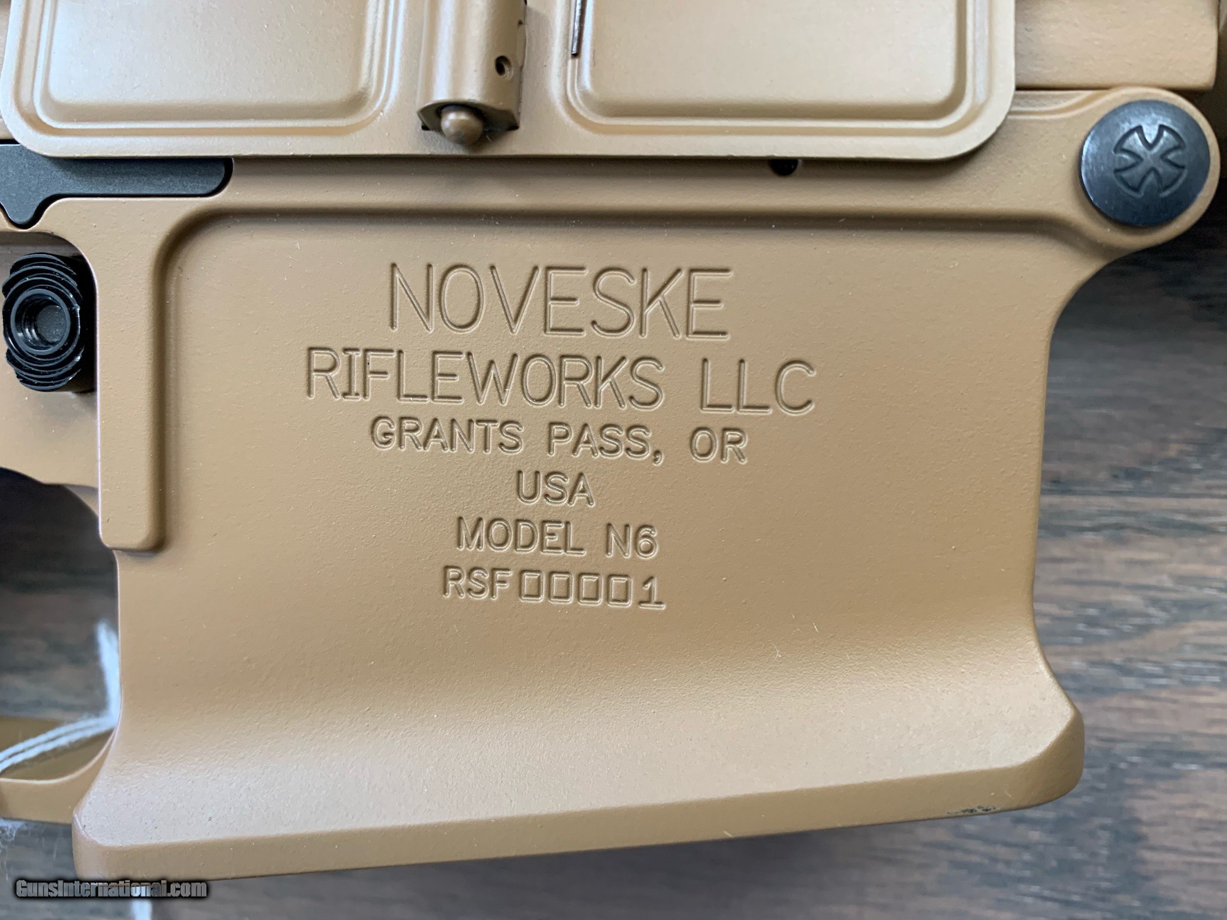 ULTRA RARE Limited Edition Tiger Eye NOVESKE 16" Gen3 N6 Switch Block 308/7.62 Rifle with SERIAL ...