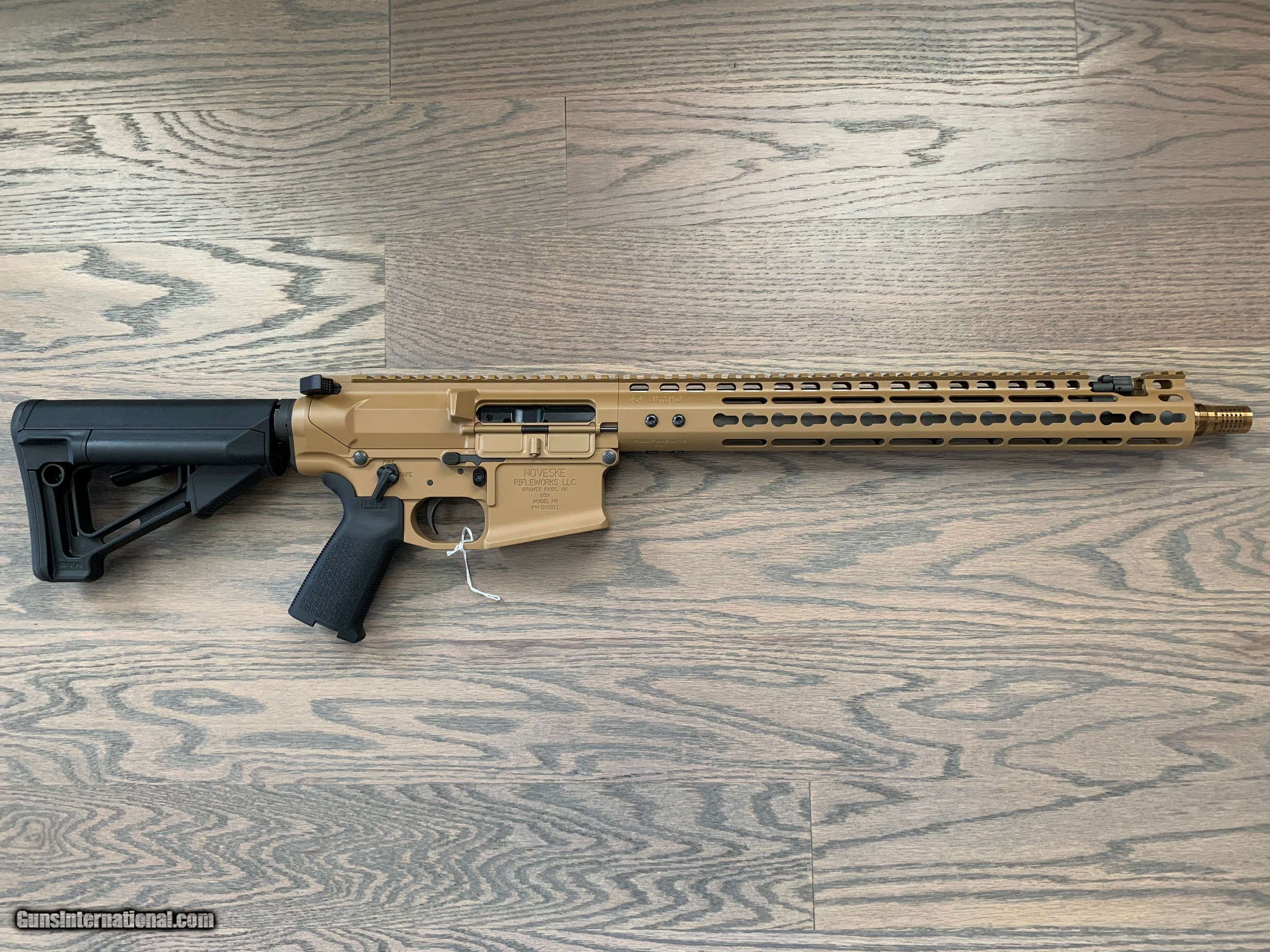 ULTRA RARE Limited Edition Tiger Eye NOVESKE 16" Gen3 N6 Switch Block 308/7.62 Rifle with SERIAL ...