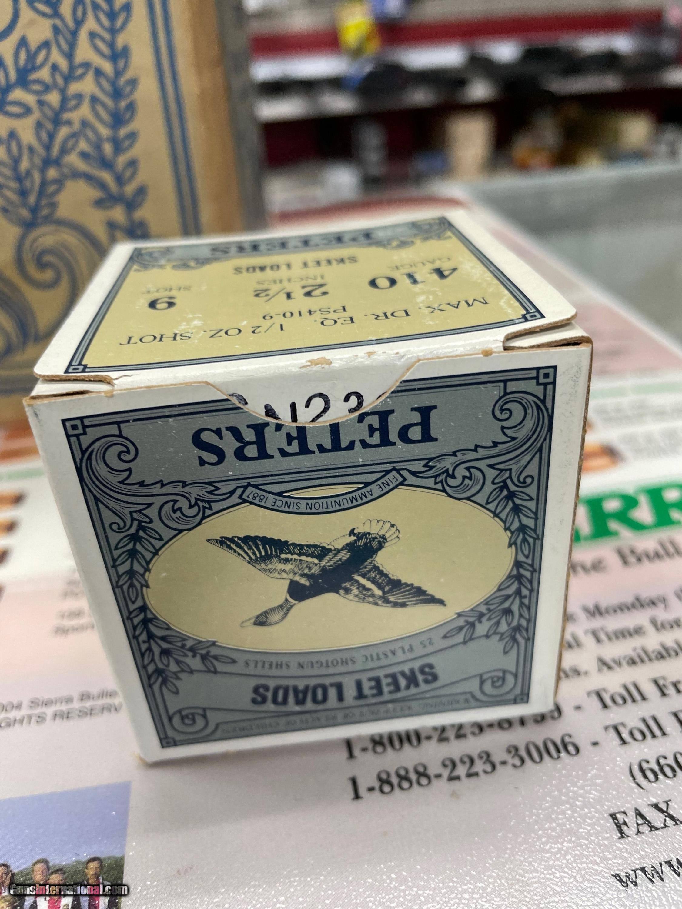 Peters Vintage Complete Case of Skeet 410ga Shells