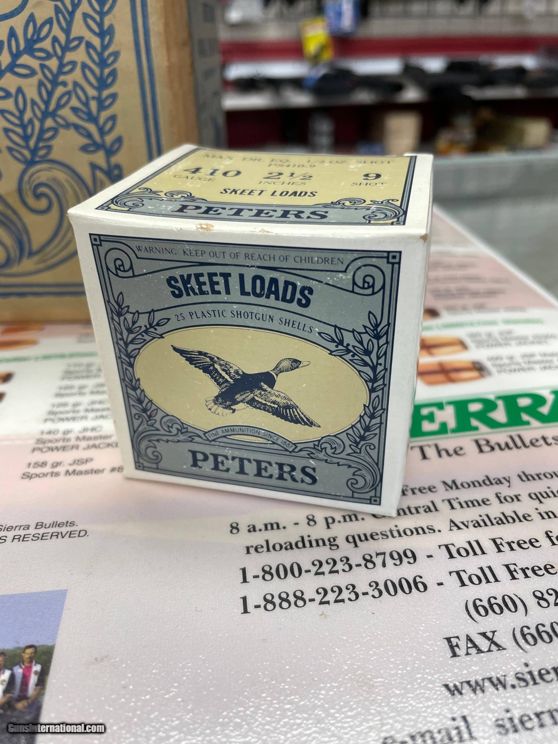 Peters Vintage Complete Case of Skeet 410ga Shells