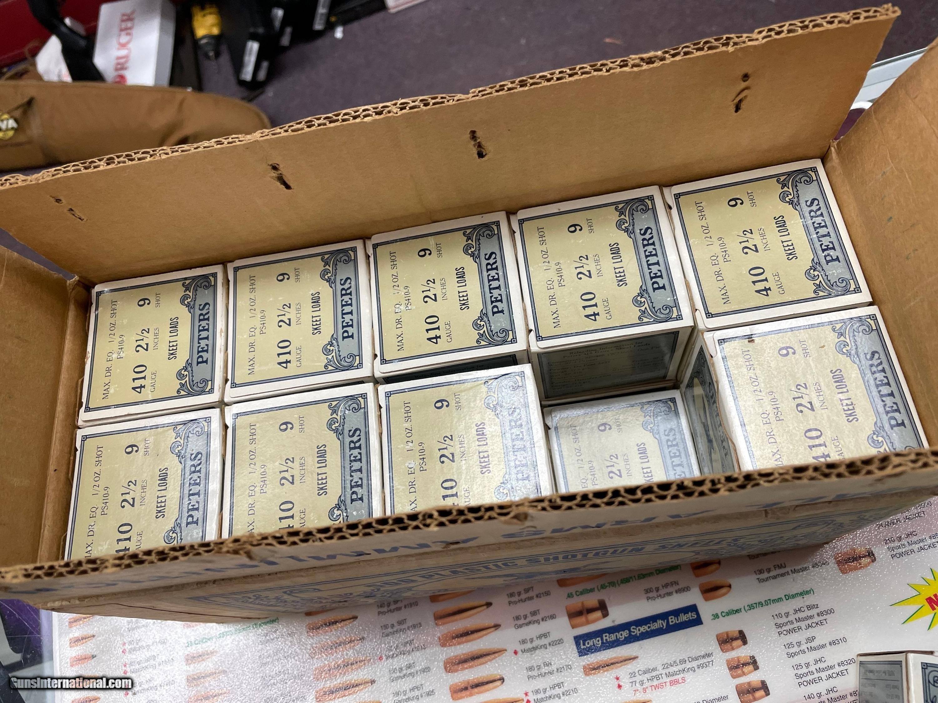 Peters Vintage Complete Case of Skeet 410ga Shells