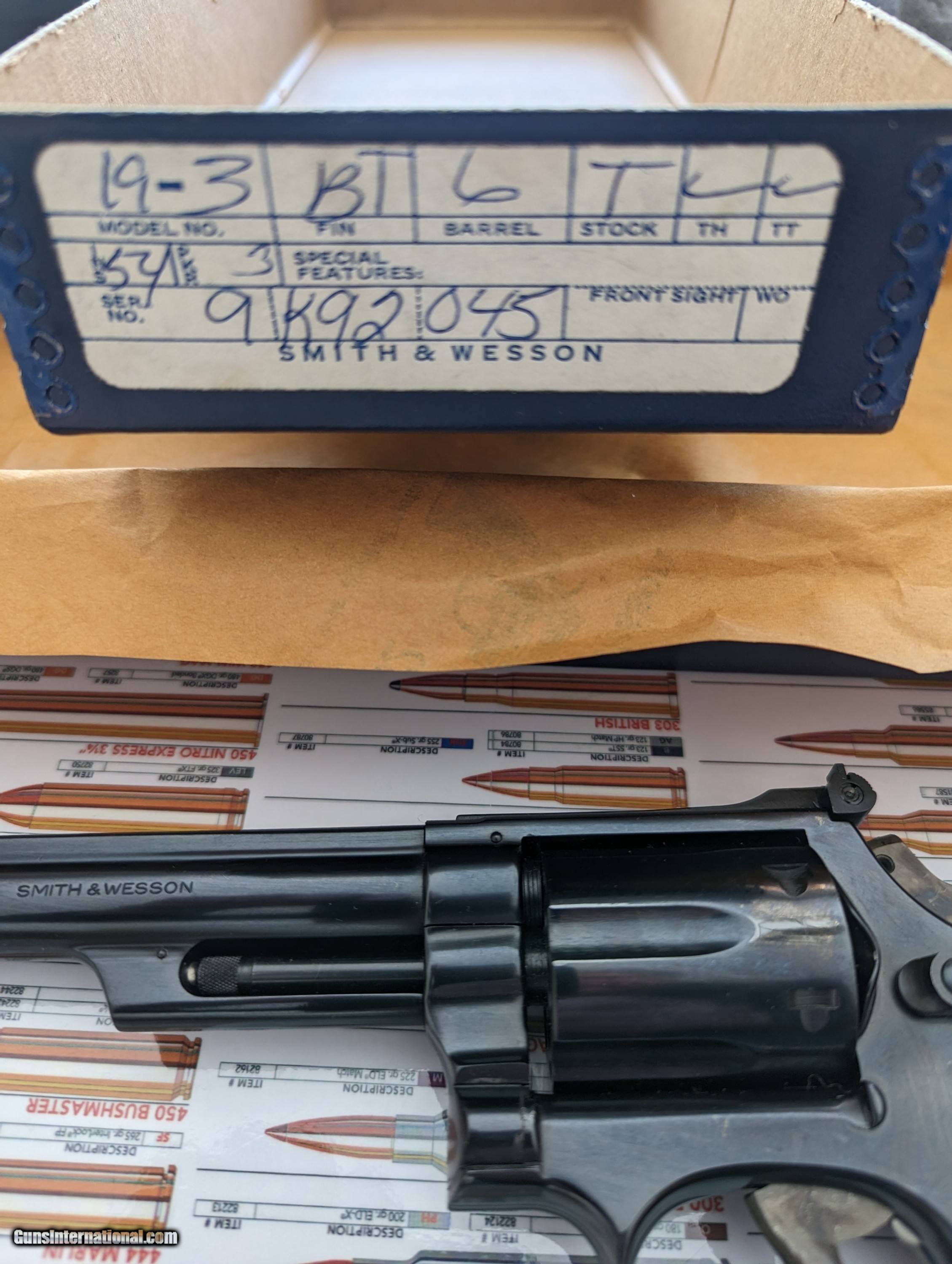 Smith & Wesson 19-3 357 Magnum NIB Smith & Wesson 19-3 357 Magnum NIB