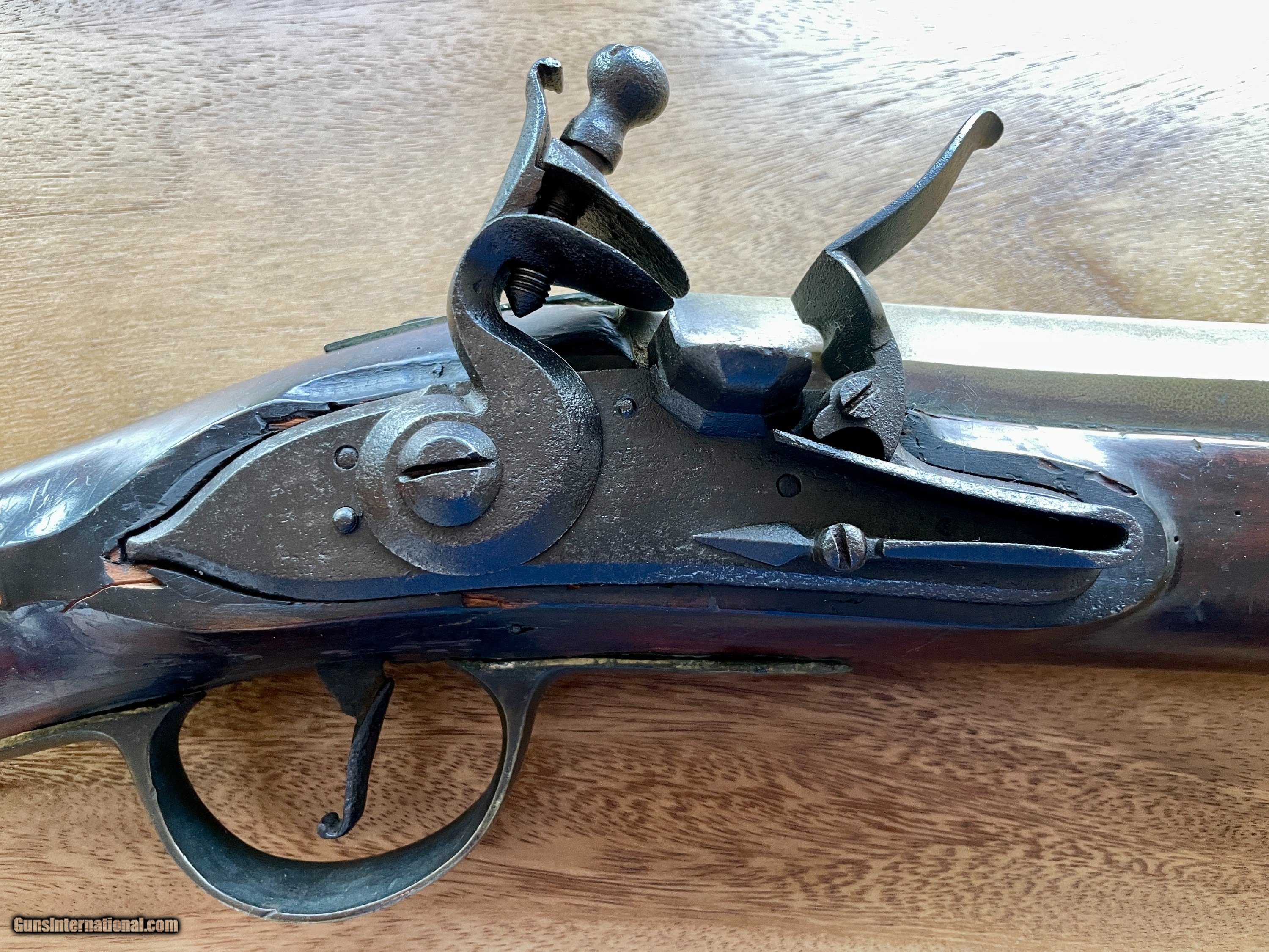 English flintlock naval blunderbuss