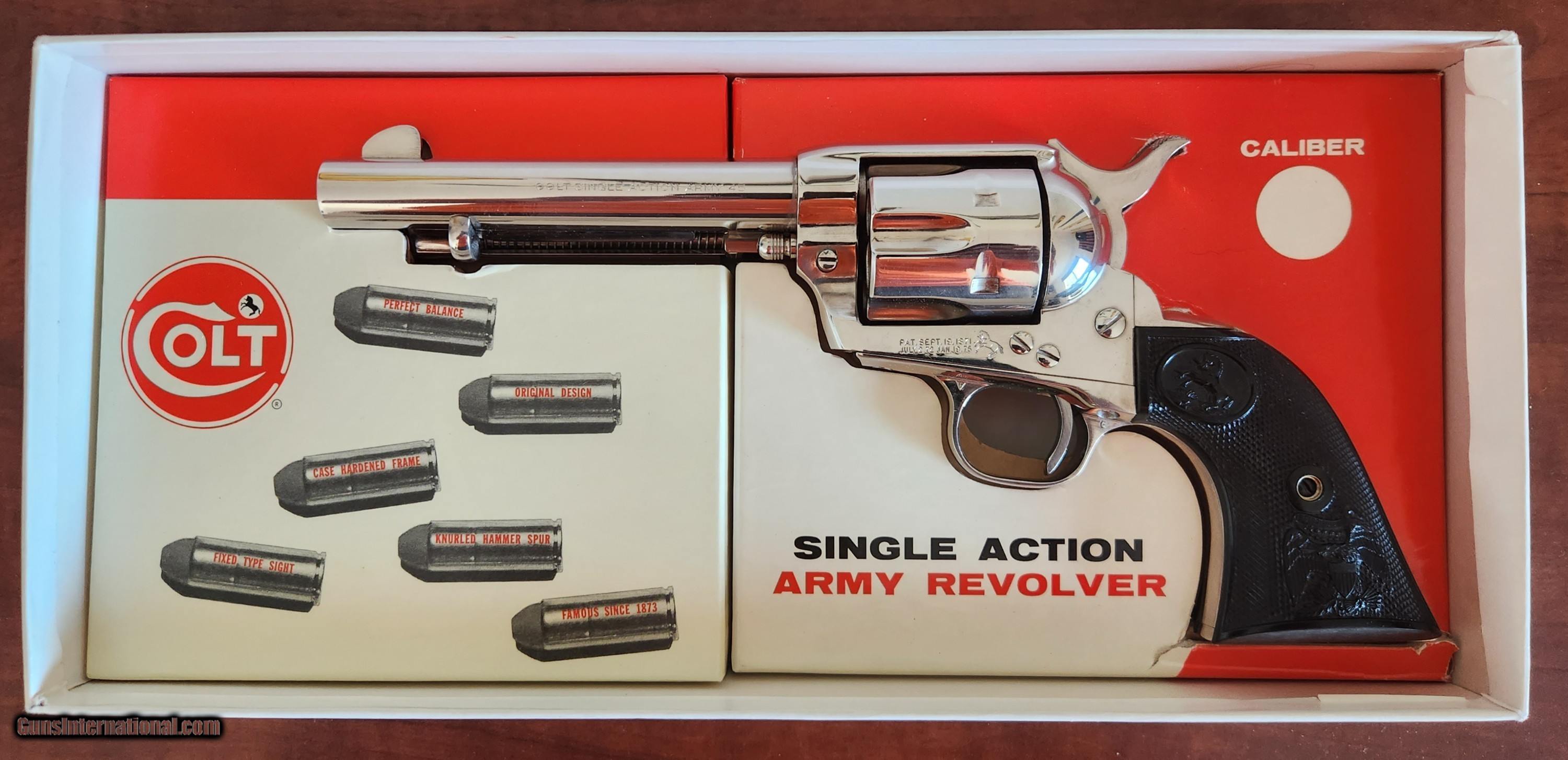 1957 Colt Single Action Army revolver. .45 Colt, 5.5 barrel, Rare ...