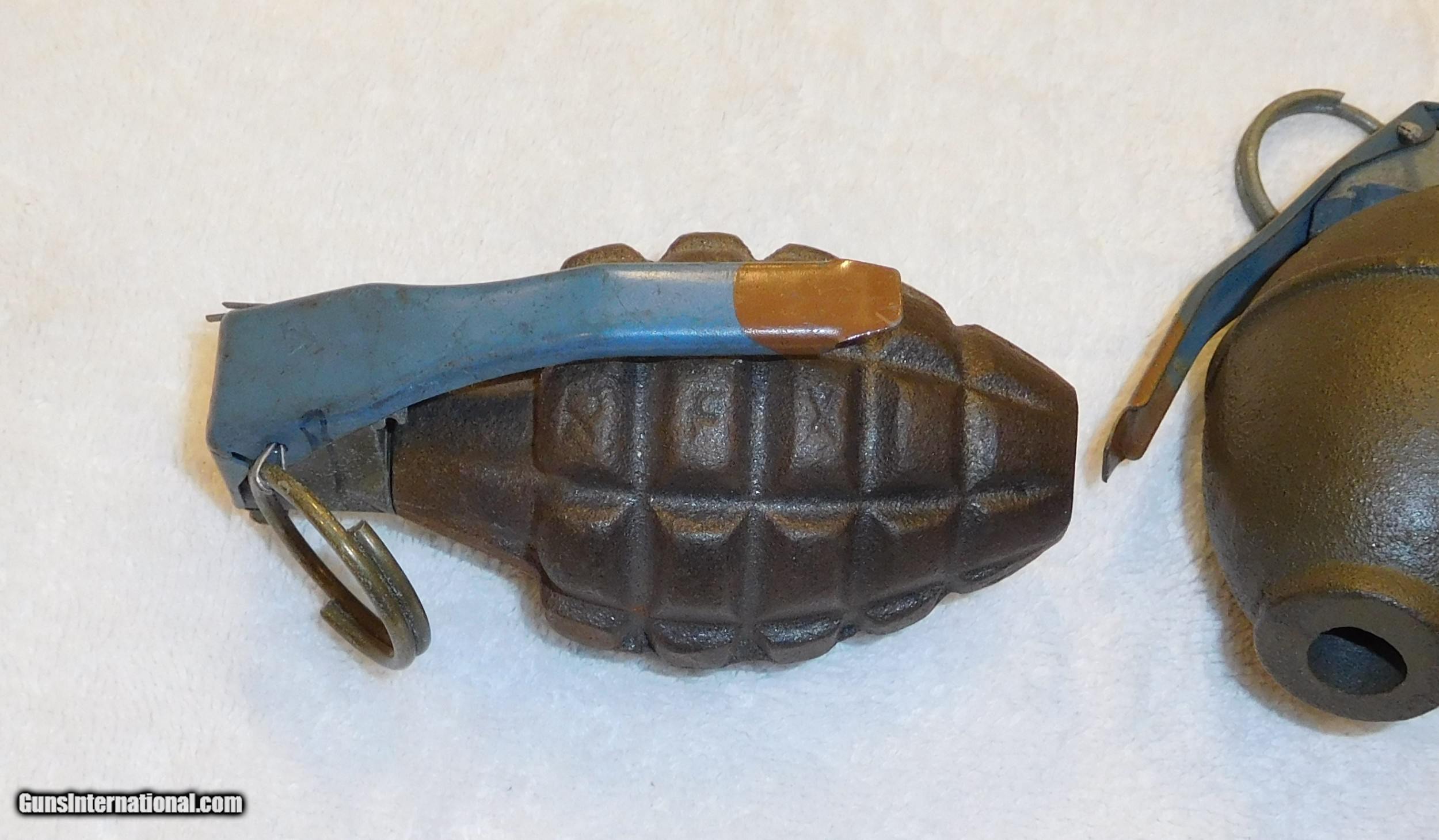 Lot of 3 different vintage Prop Grenades purchased around the mid 1980s