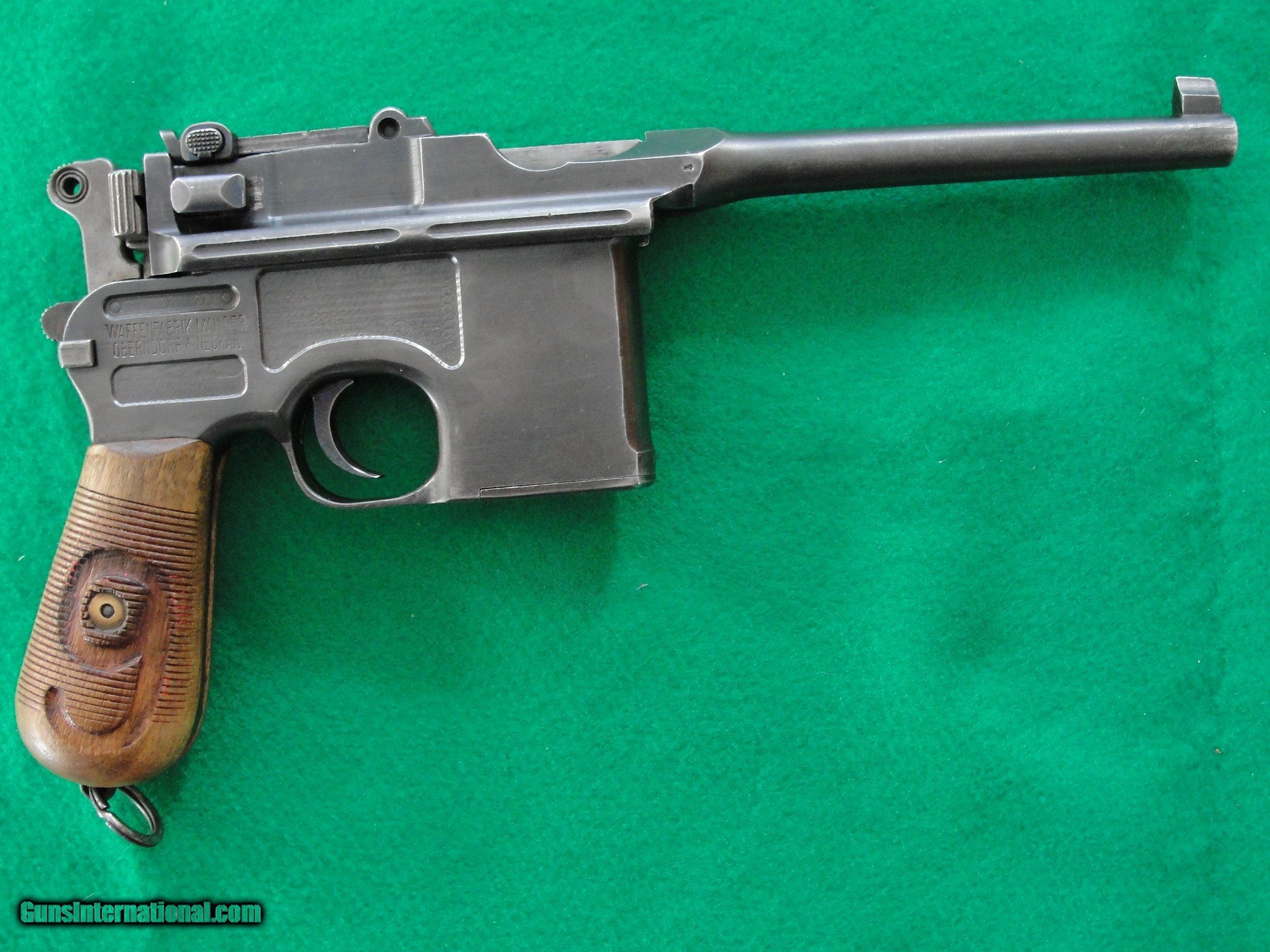 Mauser C96 Broomhandle 9mm Red Nine