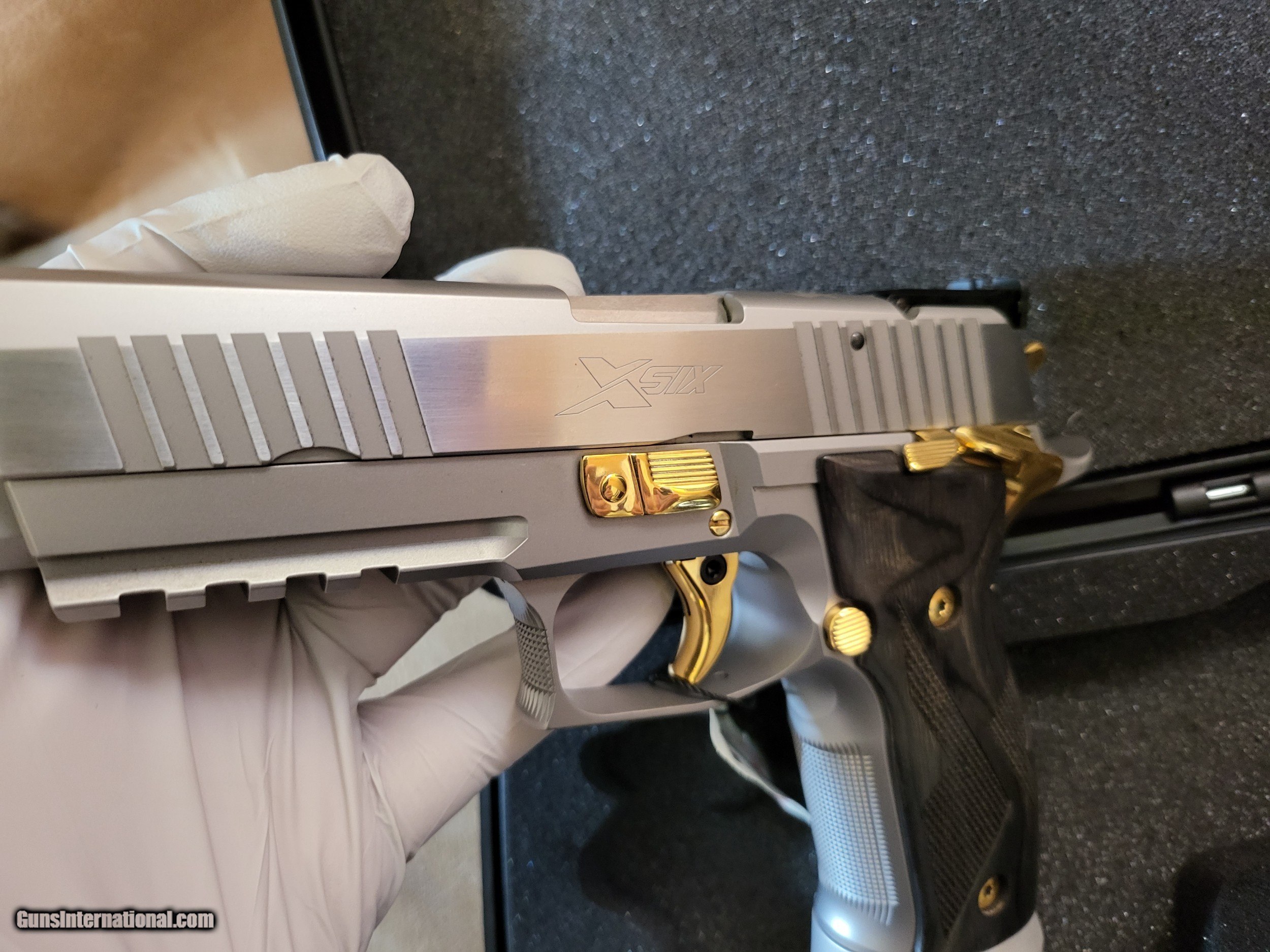 Sig Sauer P226 X-Six Gold Luxury! Factory New! Collector Quality German ...