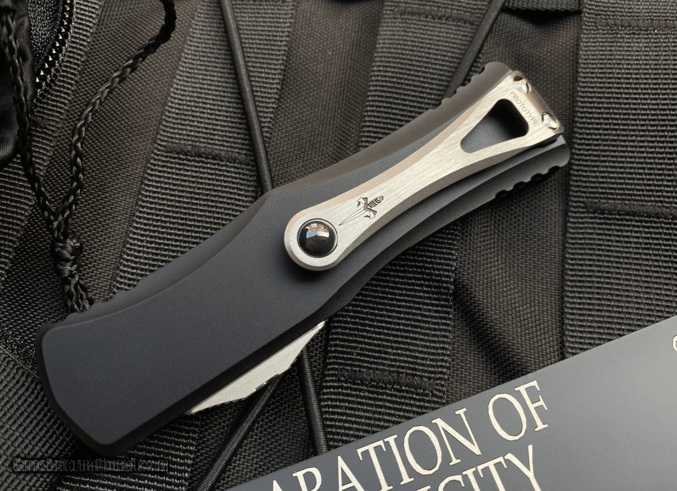 MARFIONE CUSTOM "HERA" PROTOTYPE OTF AUTOMATIC 3" DROP POINT ...