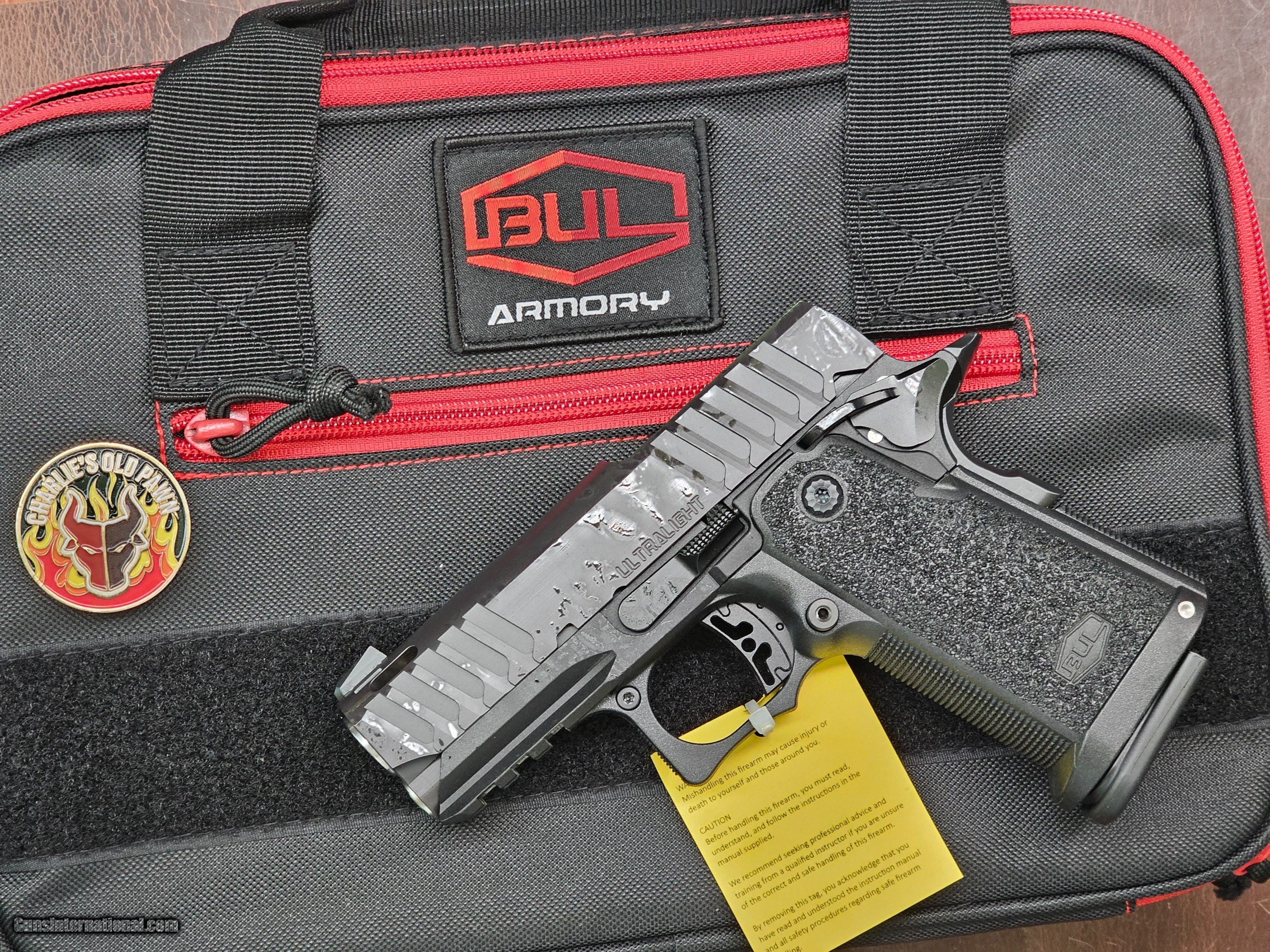 BUL ARMORY UL SAS II GEN.2 ULTRALIGHT 9MM 3.25" NIB