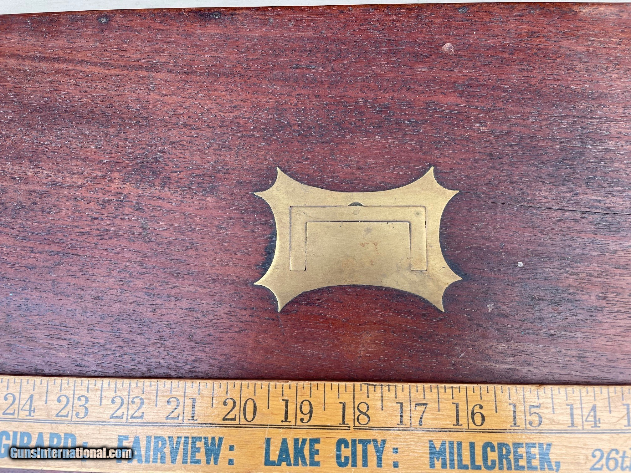 ORIGINAL GUN CASE ANTIQUE 1800s