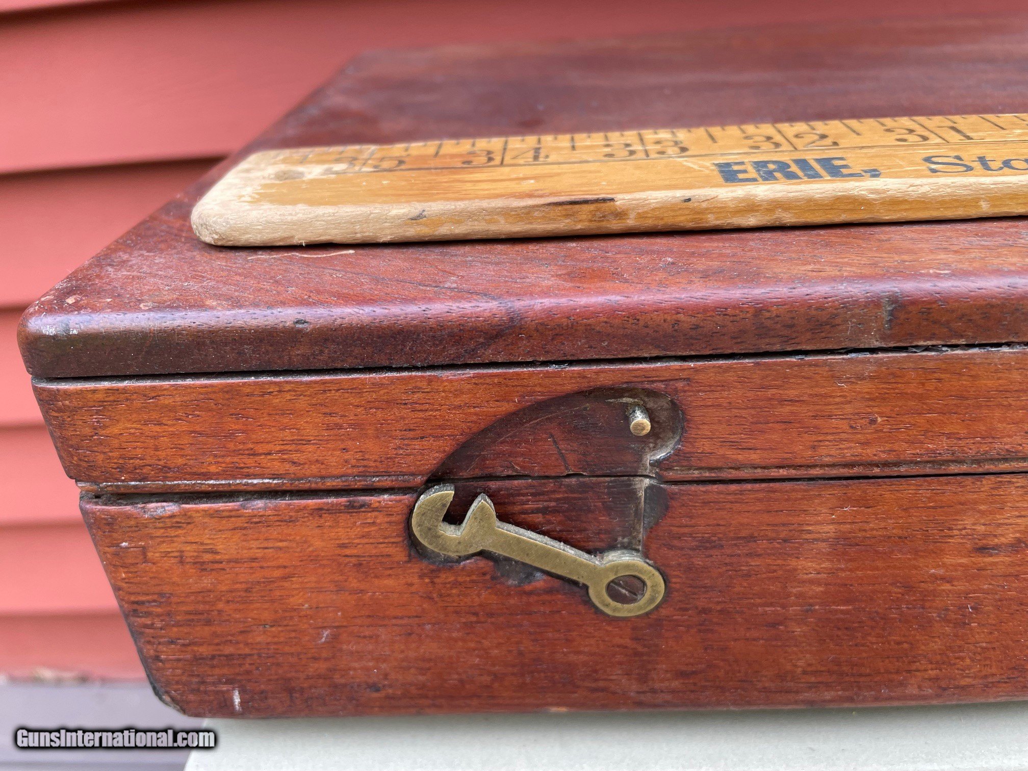 ORIGINAL GUN CASE ANTIQUE 1800s
