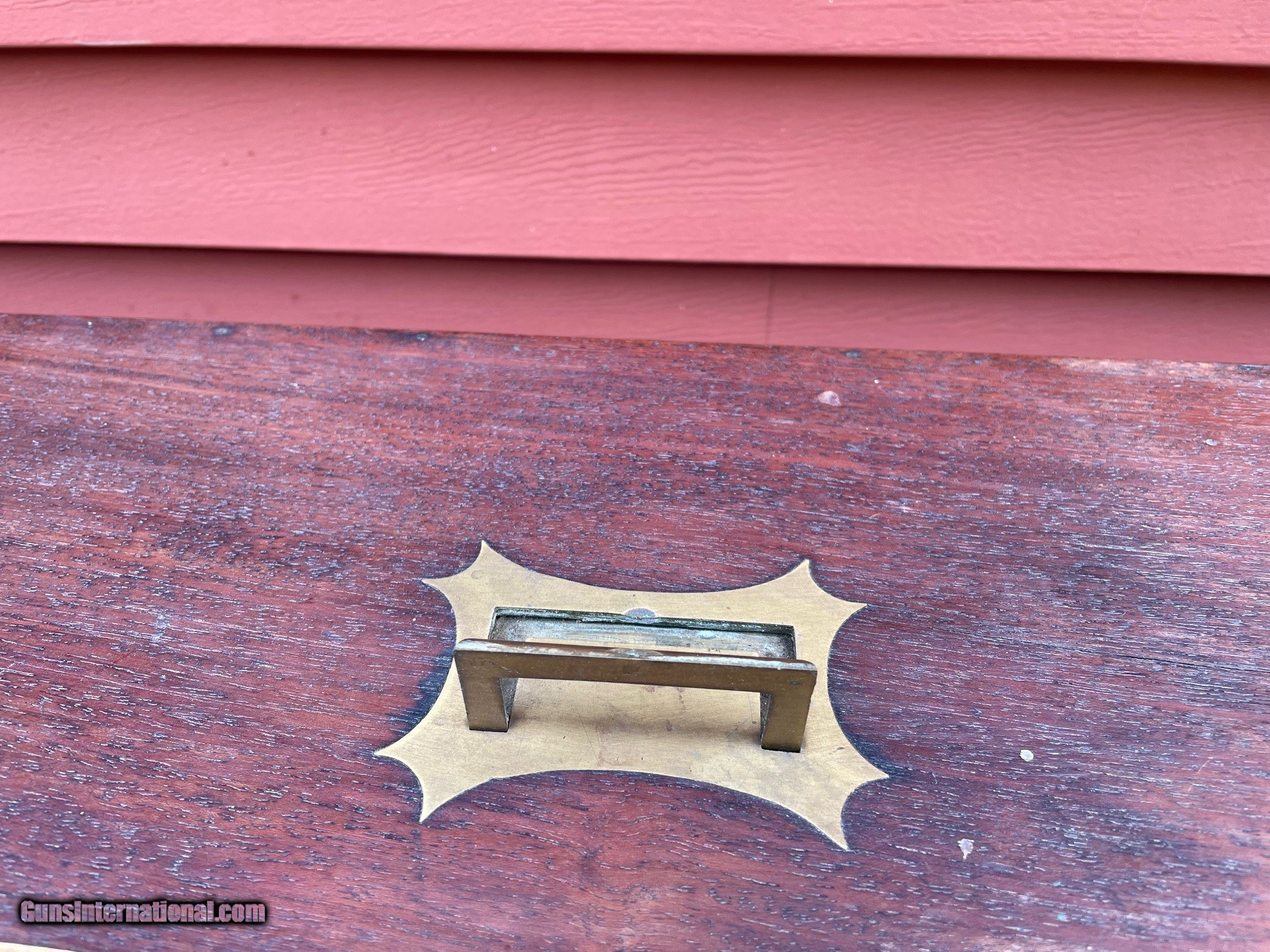 ORIGINAL GUN CASE ANTIQUE 1800s