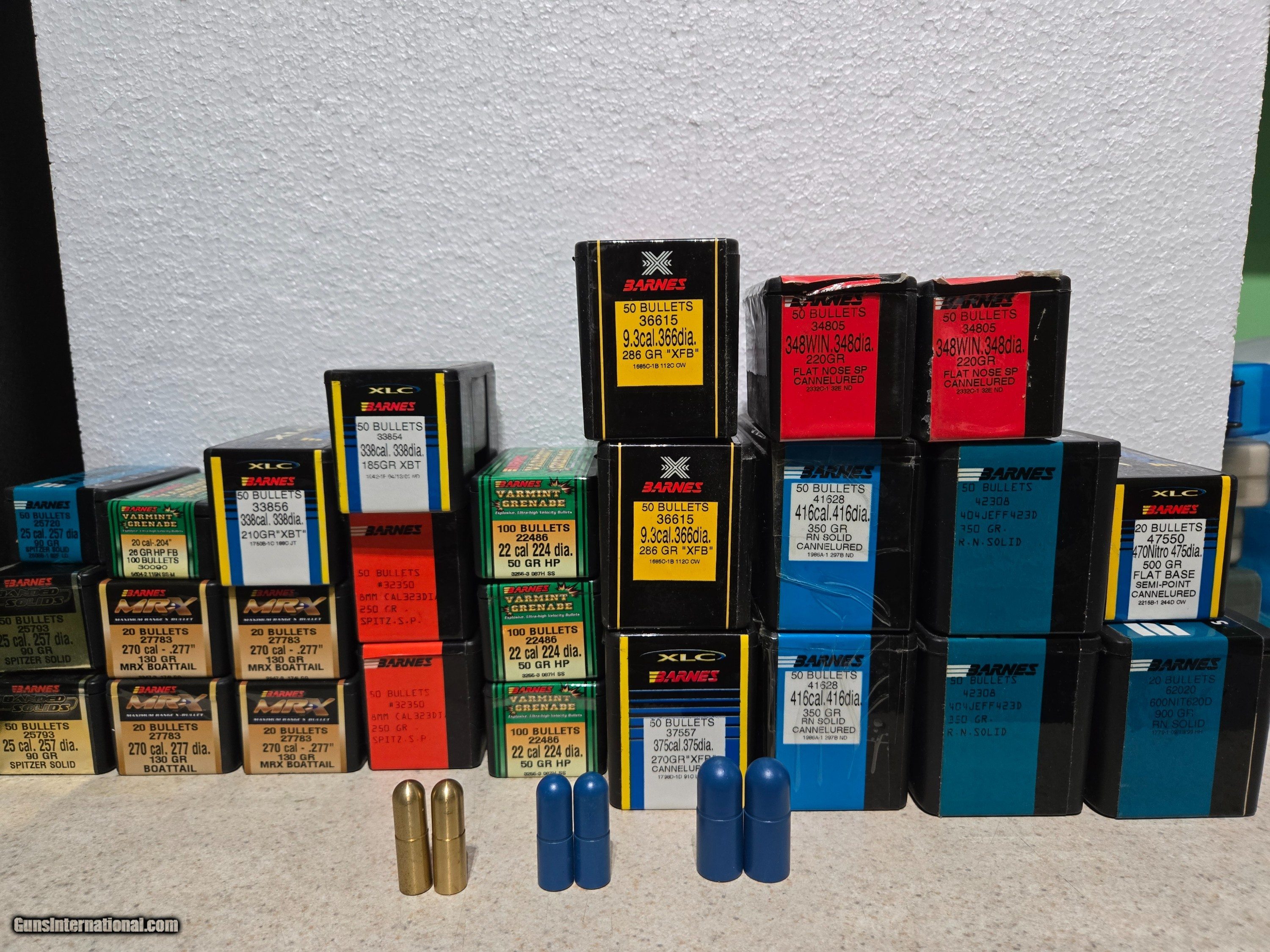 Barnes Bullets Multiple Calibers, Weights and Types