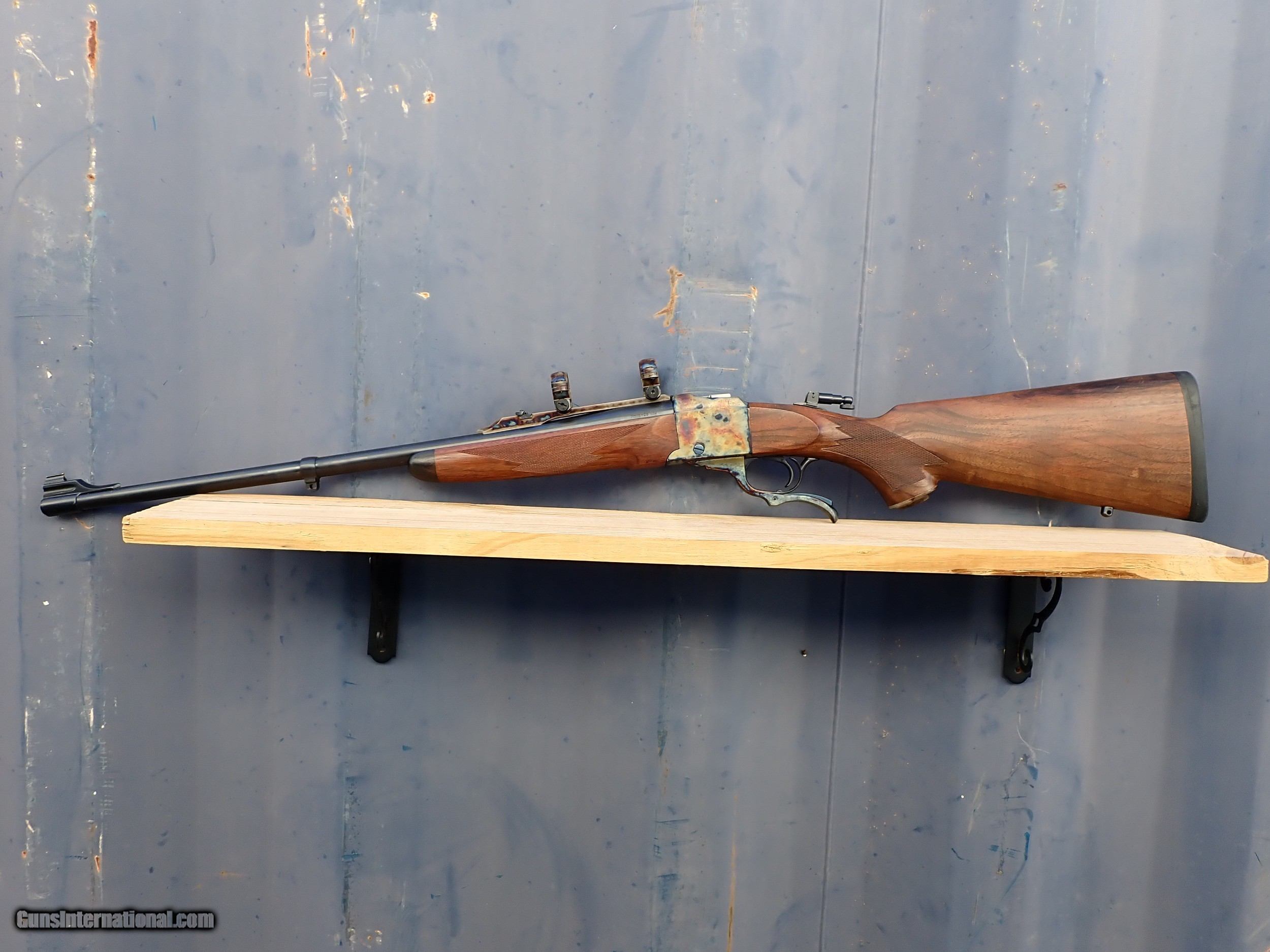 Ruger No1 Rifle, 7mm-08, Custom RJ Renner English Stalking Rifle, with ...