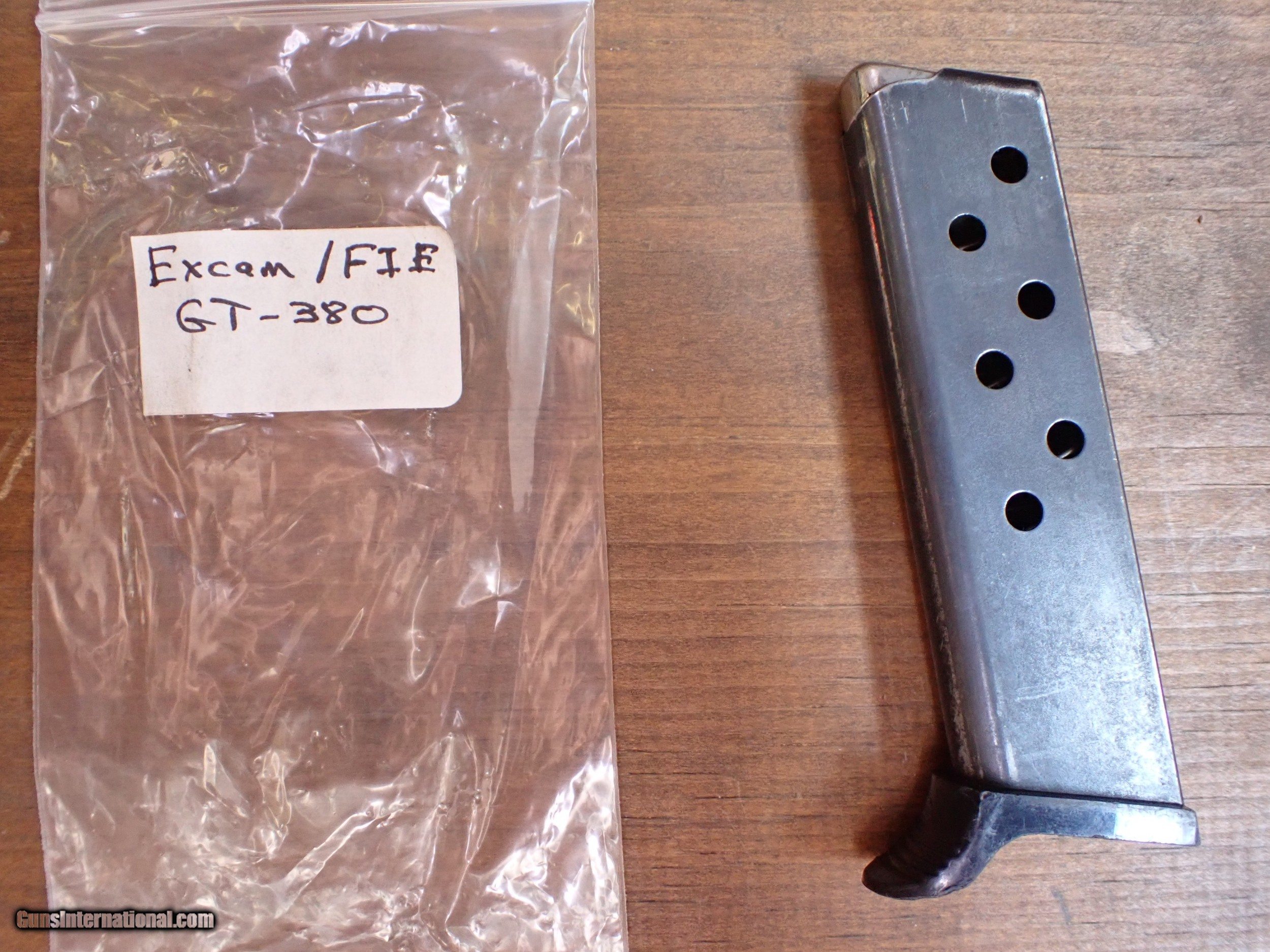 Tanfoglio Excam/FIE .380 ACP gt 380 Original