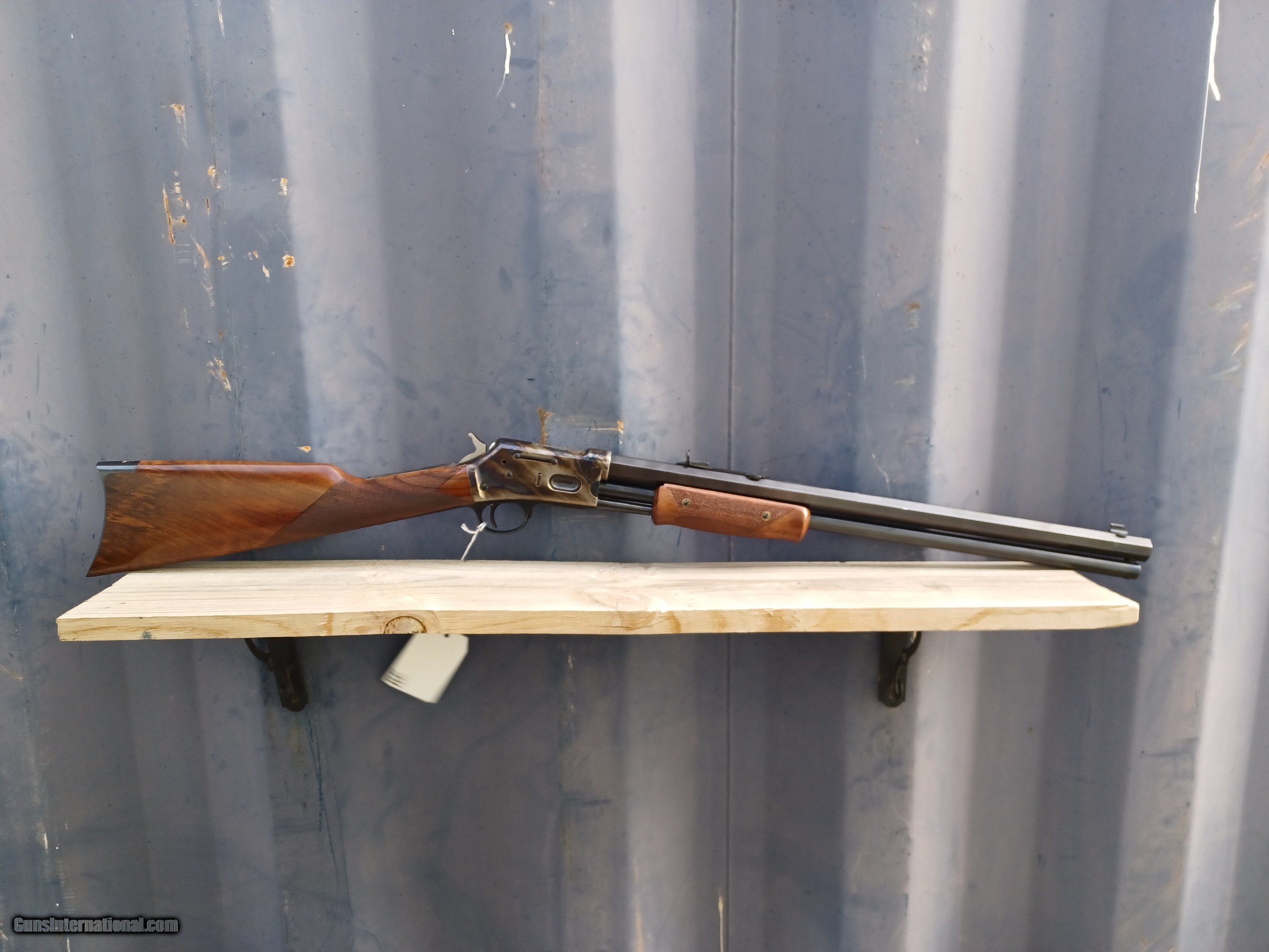 Cimarron Arms Pedersoli Lightning Rifle - 357 Magnum - Case Hardened ...