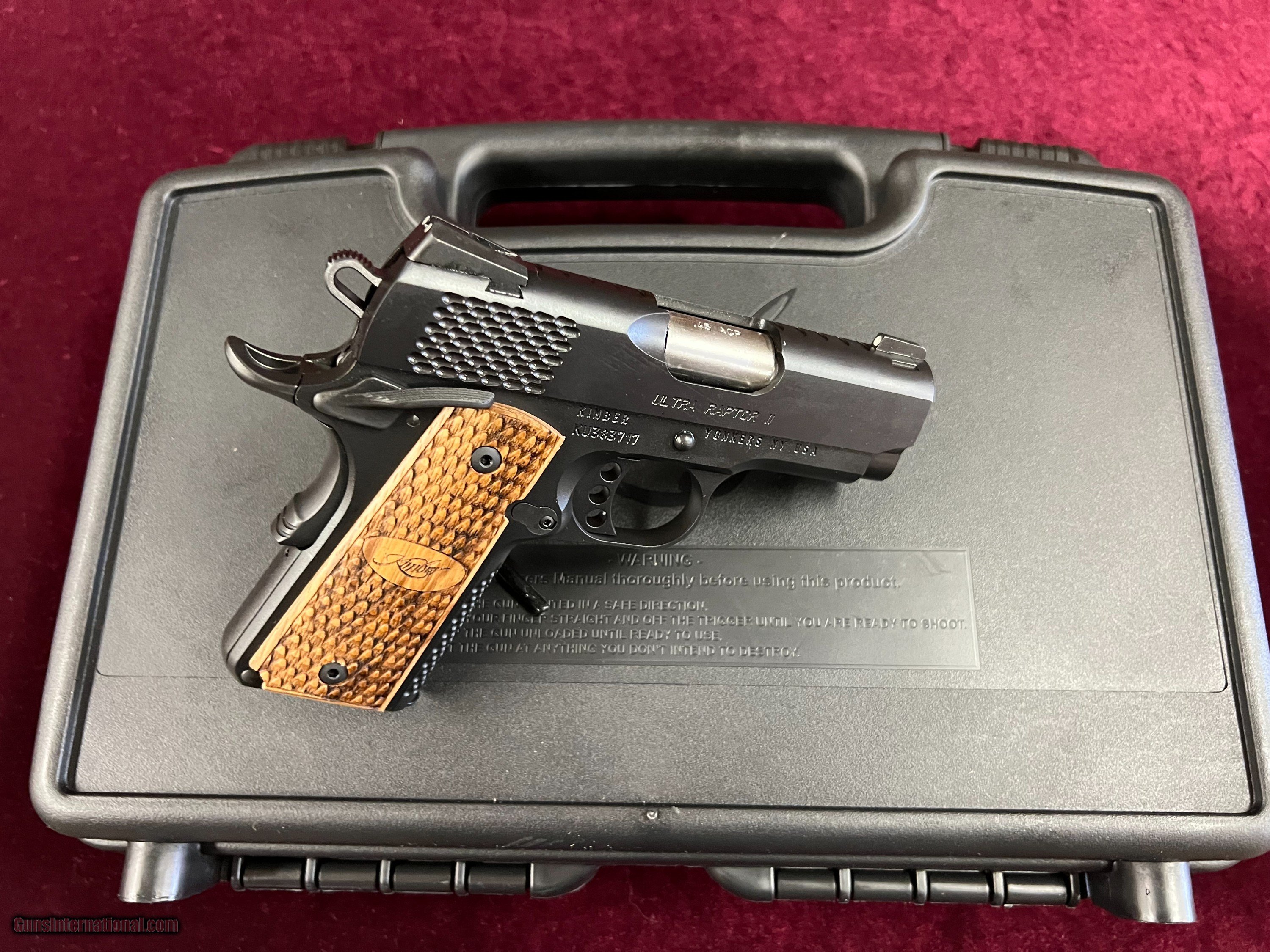 Brand New Kimber Ultra Raptor II Custom Shop in 45 ACP for sale