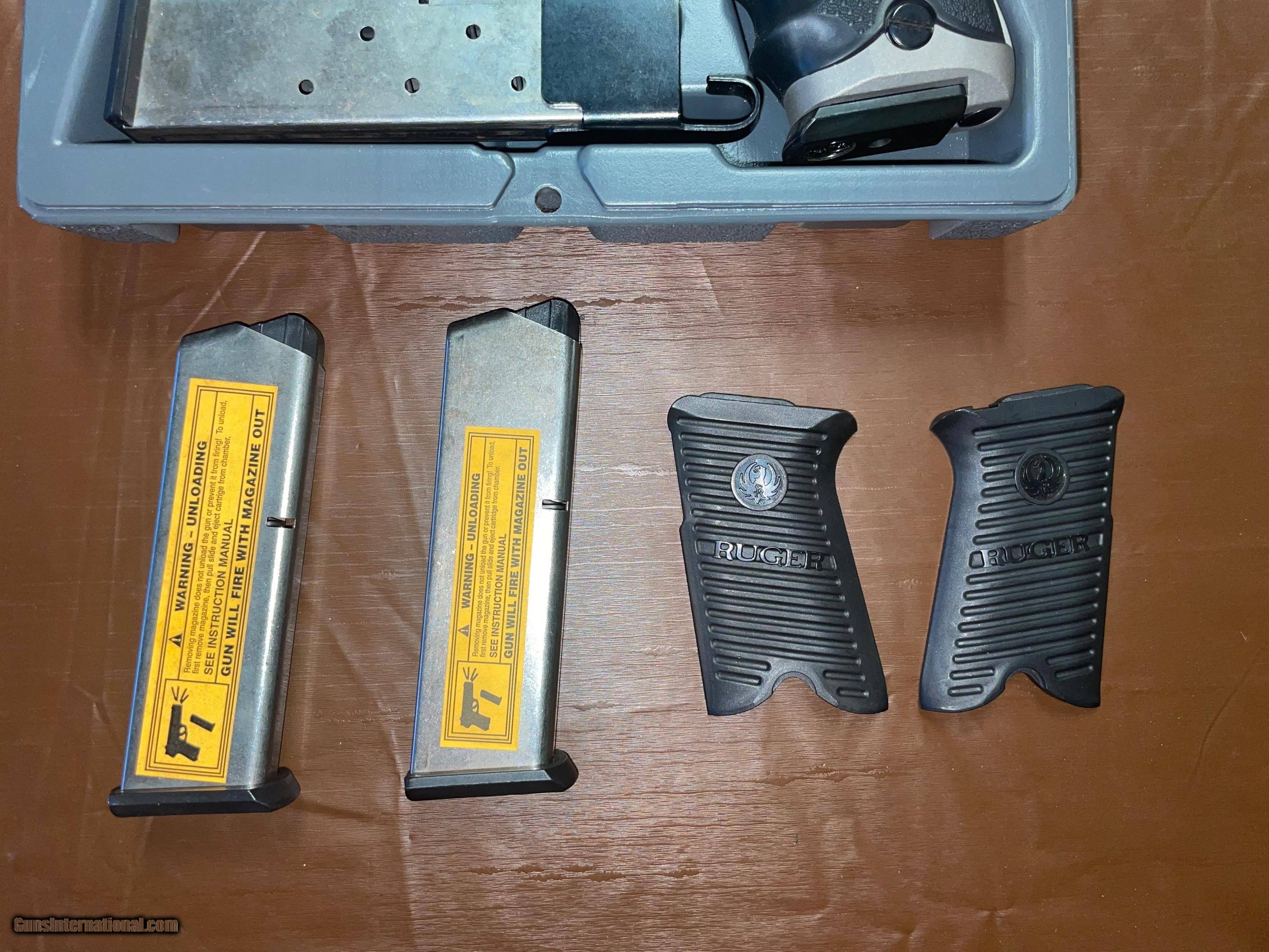 Ruger P90 45acp with box and 4 mags