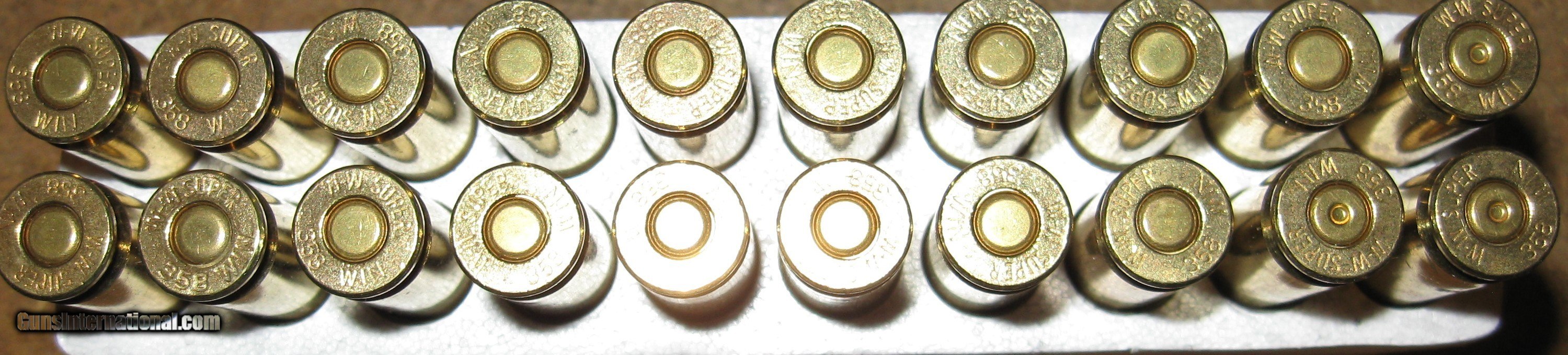 17 ROUNDS 358 WINCHESTER 200 GRAINPOWER POINT