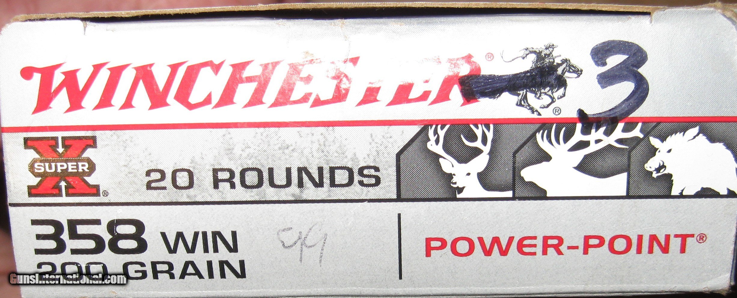 17 ROUNDS 358 WINCHESTER 200 GRAINPOWER POINT