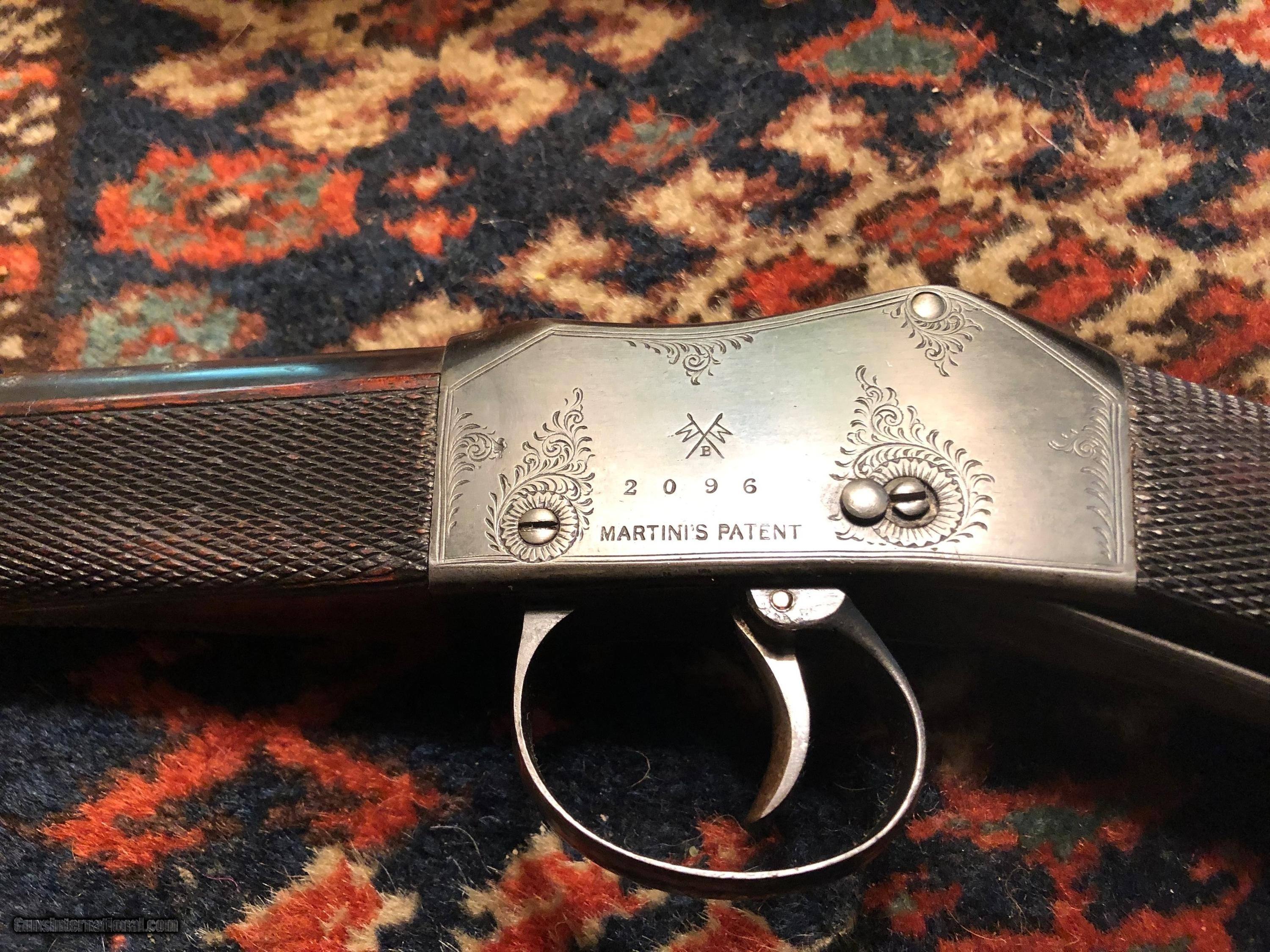 English Rook Rifle .38 Martini Action