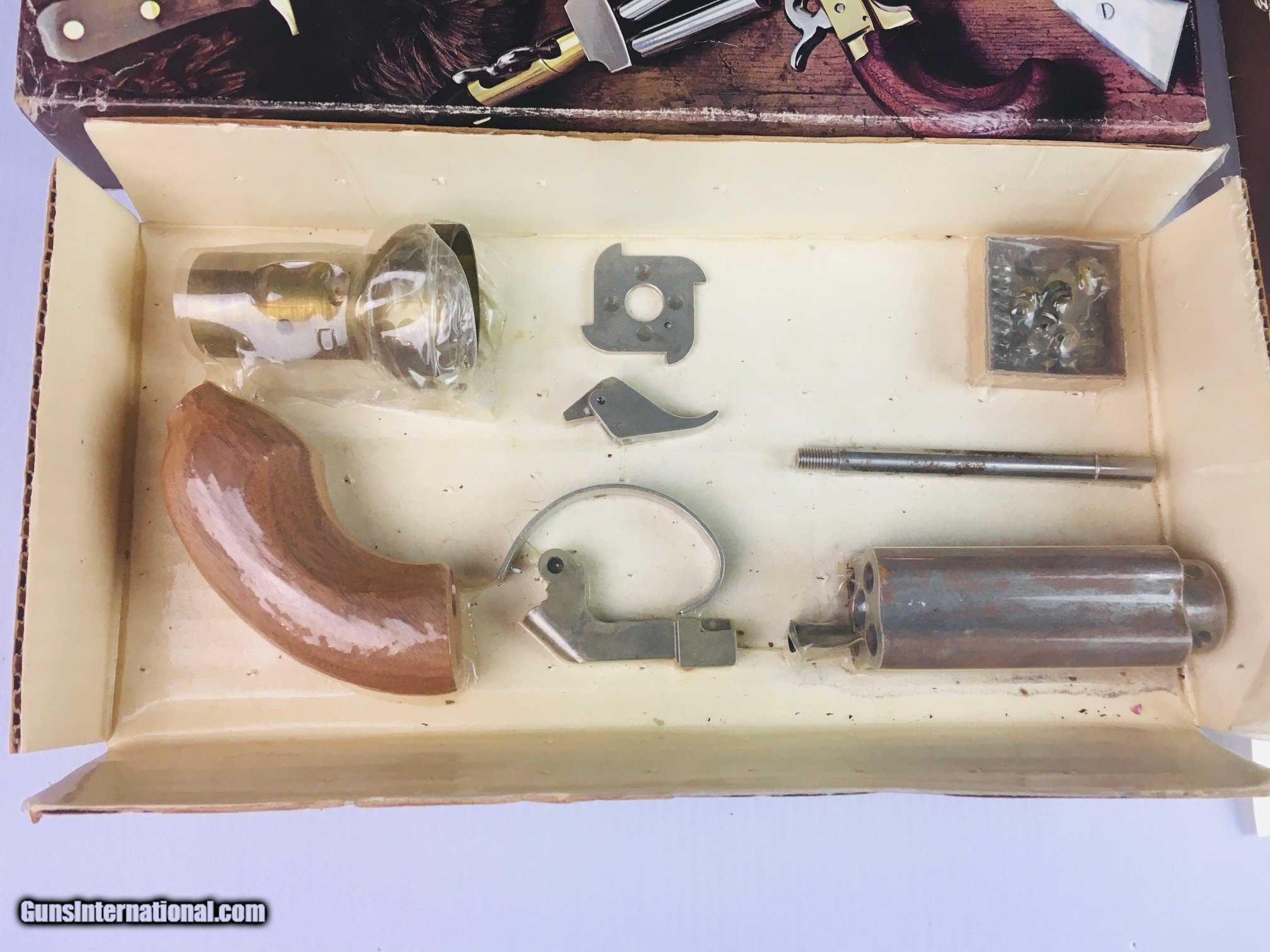 Pepperbox Pistol Kit by Classic Arms Unopened Black Powder Vintage in Box