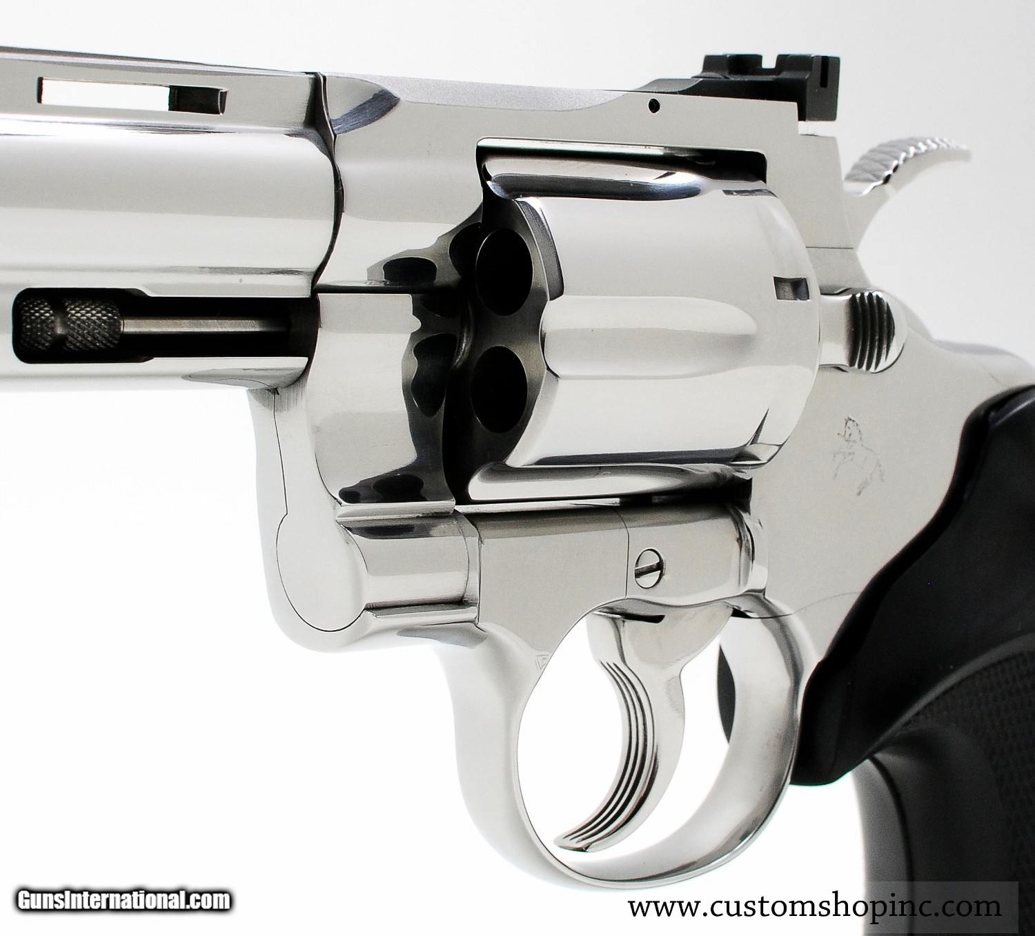 Colt Python .357 Mag. 8 inch Bright Stainless Finish. Like New In Blue ...