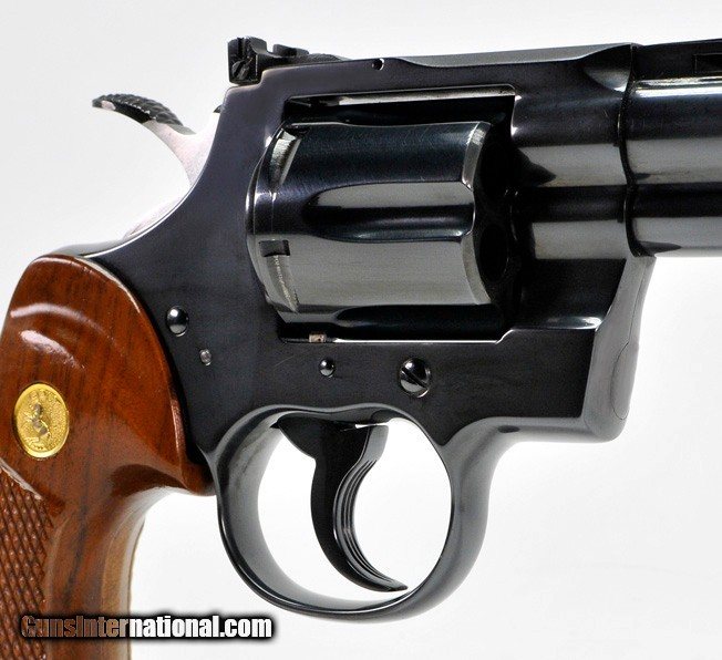 Colt Python 8 Inch Blue. 357 Mag. Excellent In Factory Box. DOM 1980