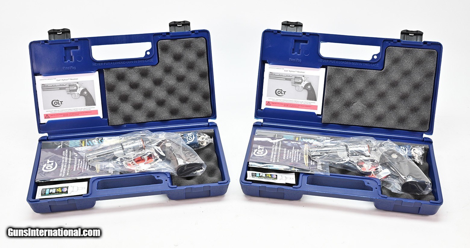 Colt Python New Production. Consecutive Pair. 3 Inch Stainless Steel ...