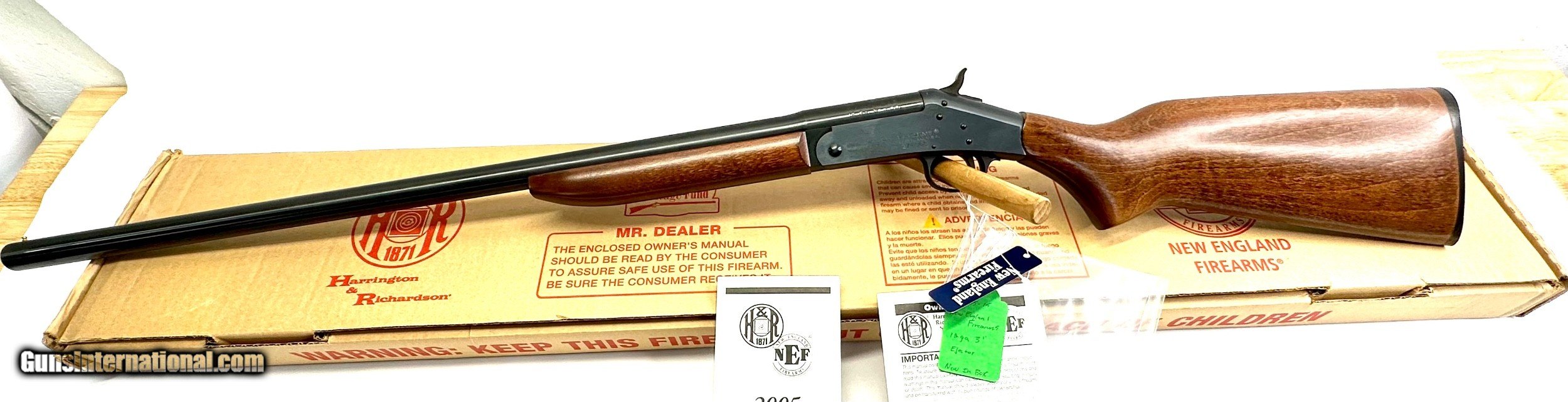 New in the box H&R / NEF Pardner 12 Ga Shotgun All original papers ...