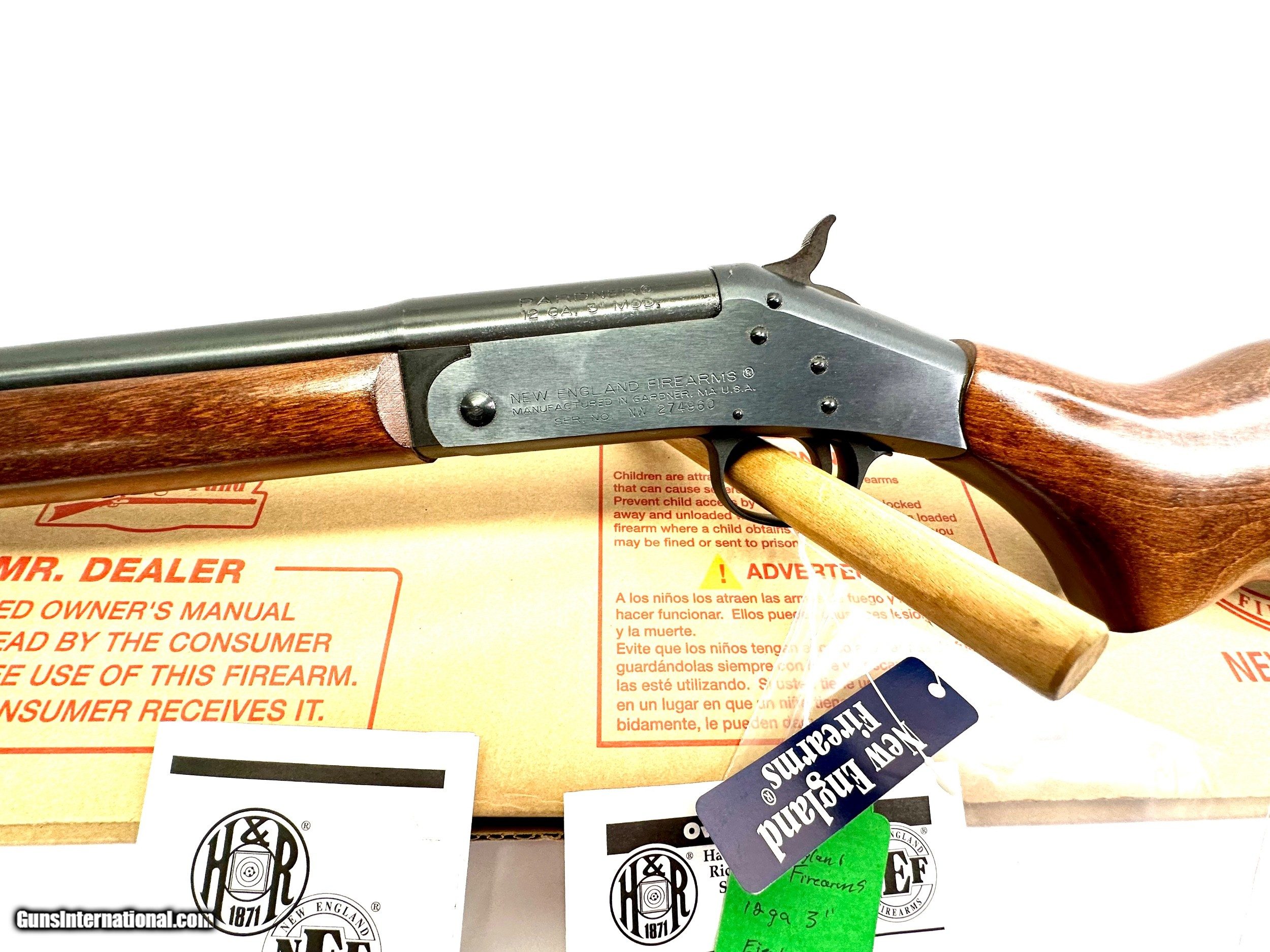 New in the box H&R / NEF Pardner 12 Ga Shotgun All original papers ...