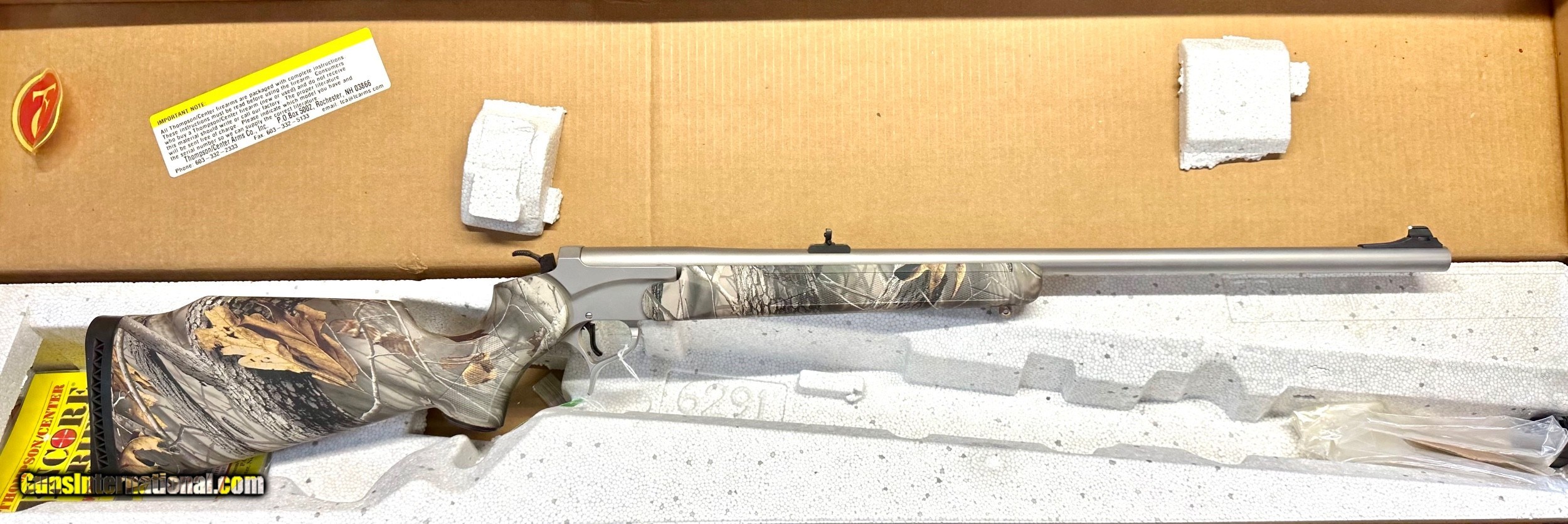 New in Box Thompson Center Encore Rifle with 7mm-08 barrel Old inventory