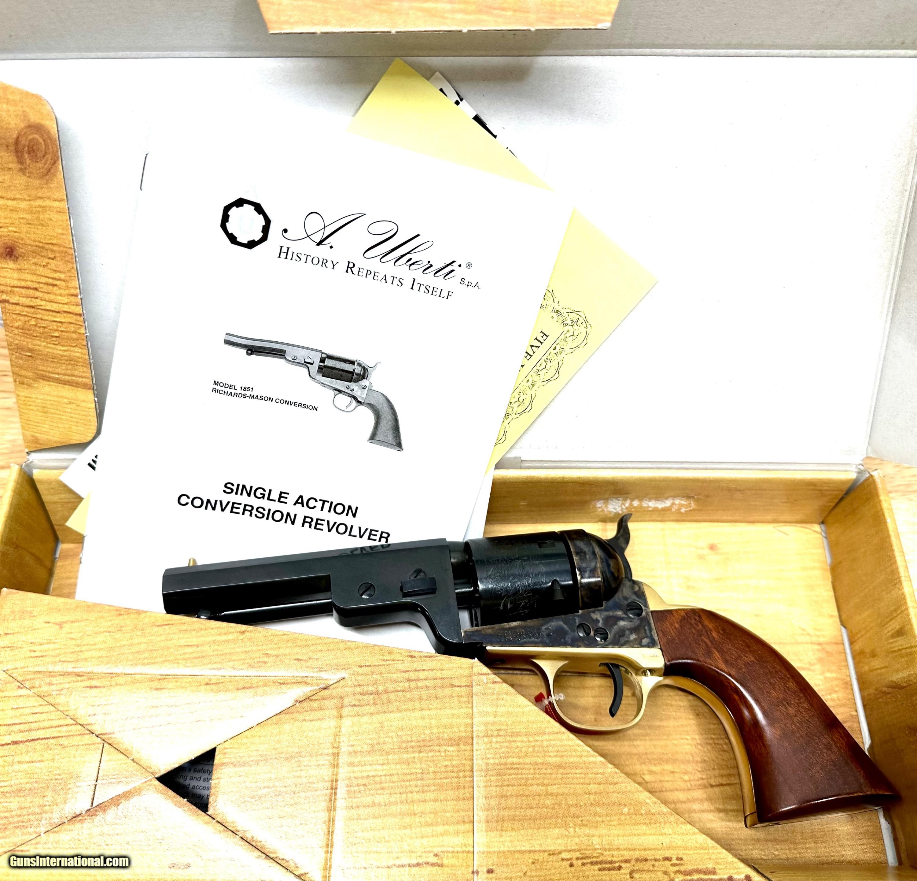 38 Special Cimaron / A Uberti Model 1851 Richards Mason Conversion Case ...