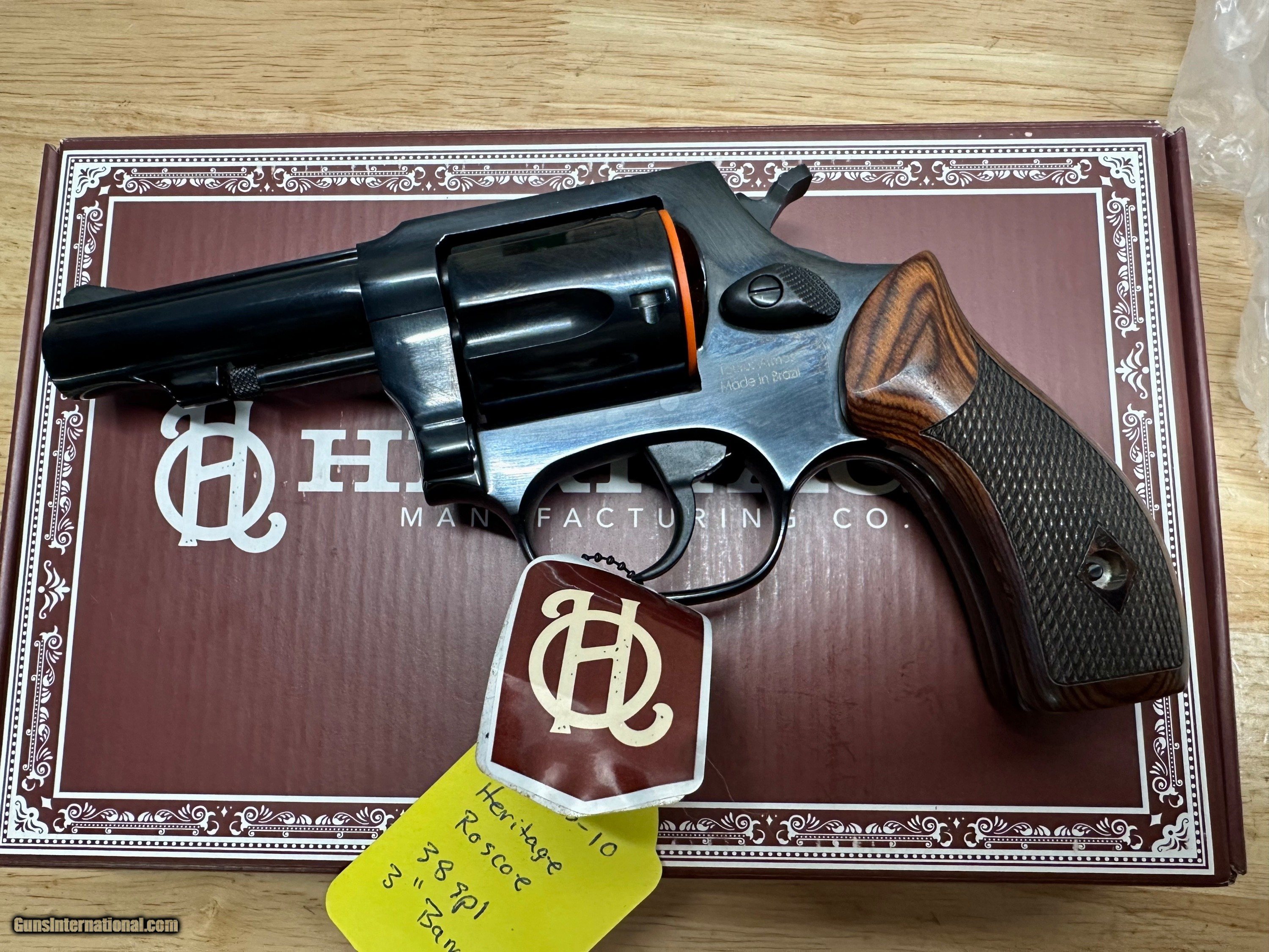New Heritage Roscoe Revolver 38 special
