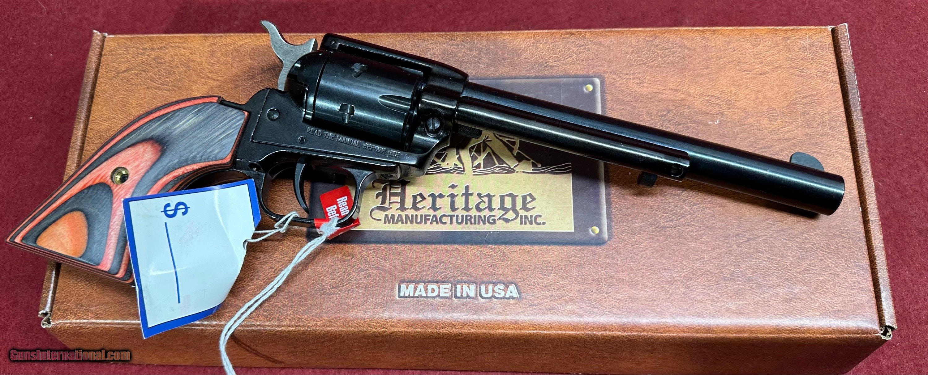 New Heritage .22LR Revolver Red White & Blue Handled ** No Credit Card ...